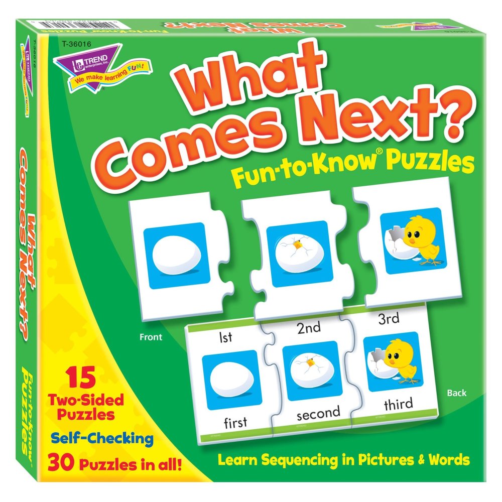 Fun-to-Know What Comes Next? Sequencing Puzzle Set - 15 pc – Toys"R"Us