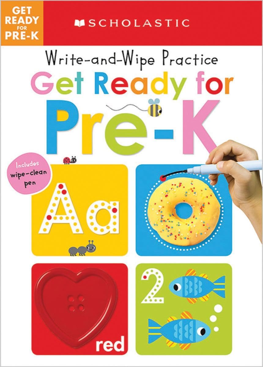 Scholastic Early Learners: Get Ready for Pre-K Wipe Clean Workbook ...