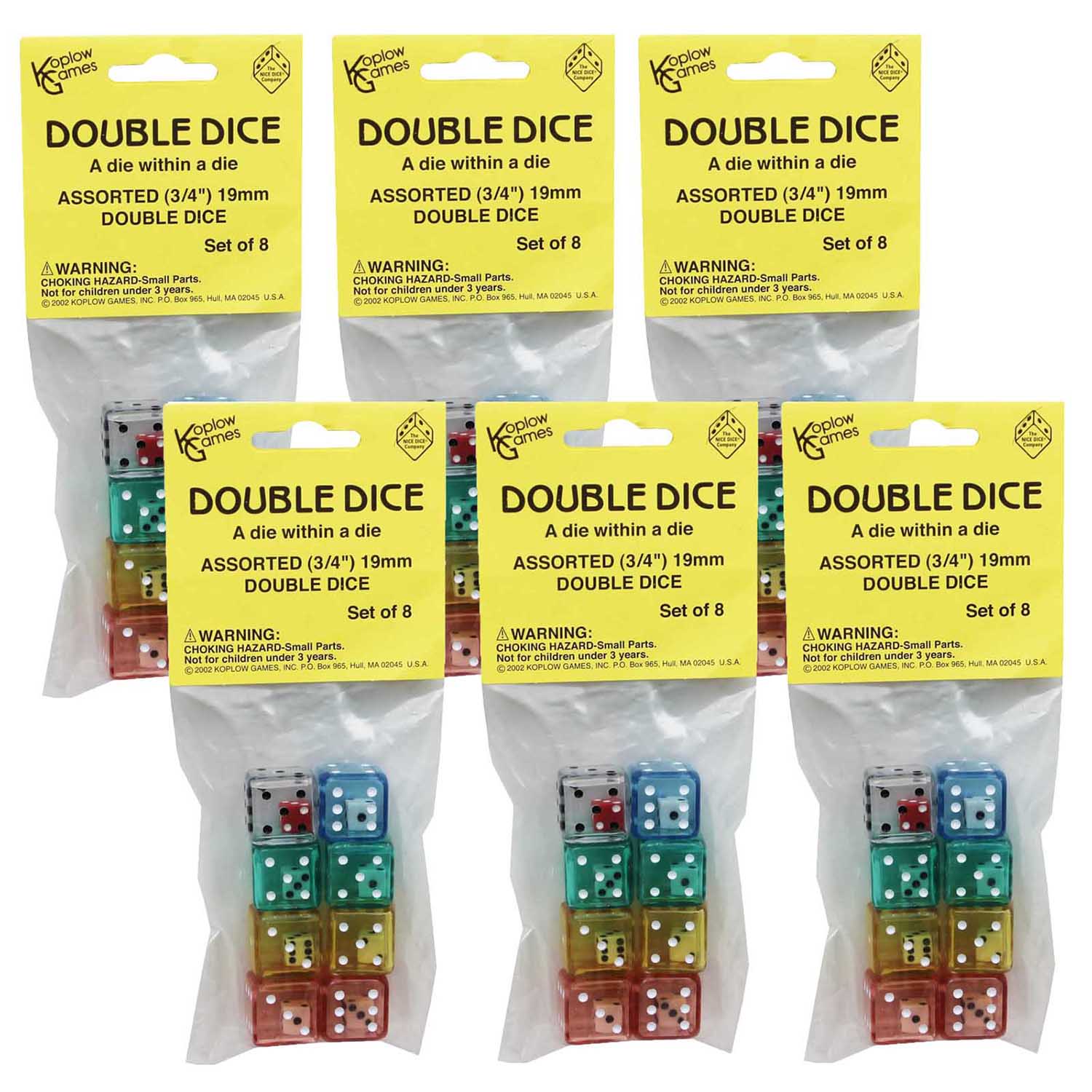 Koplow Games Exciting Double Dice Set, 48 Count – Toys"R"Us
