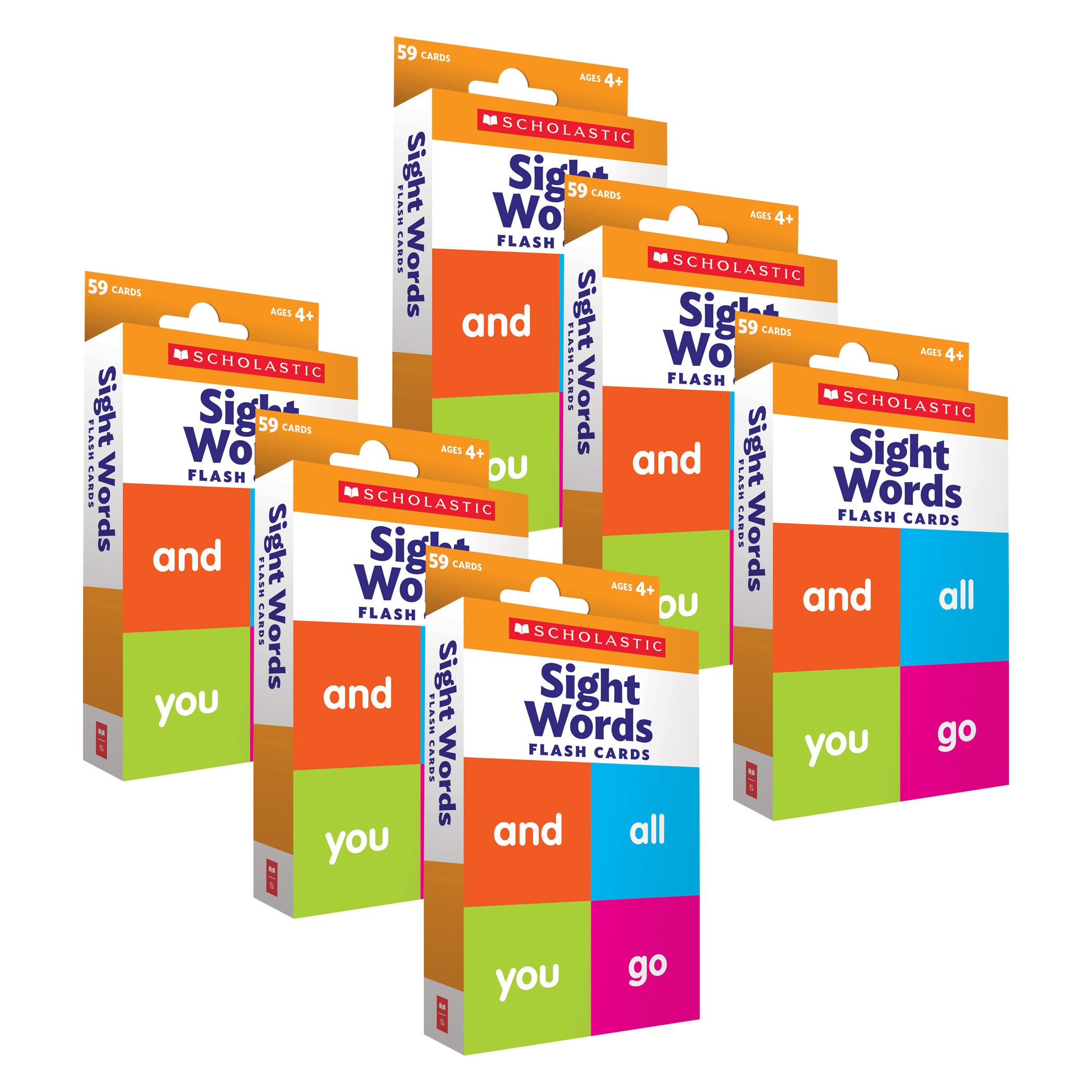 Scholastic Teaching Solutions Flash Cards - Sight Words Set for PK-3 ...