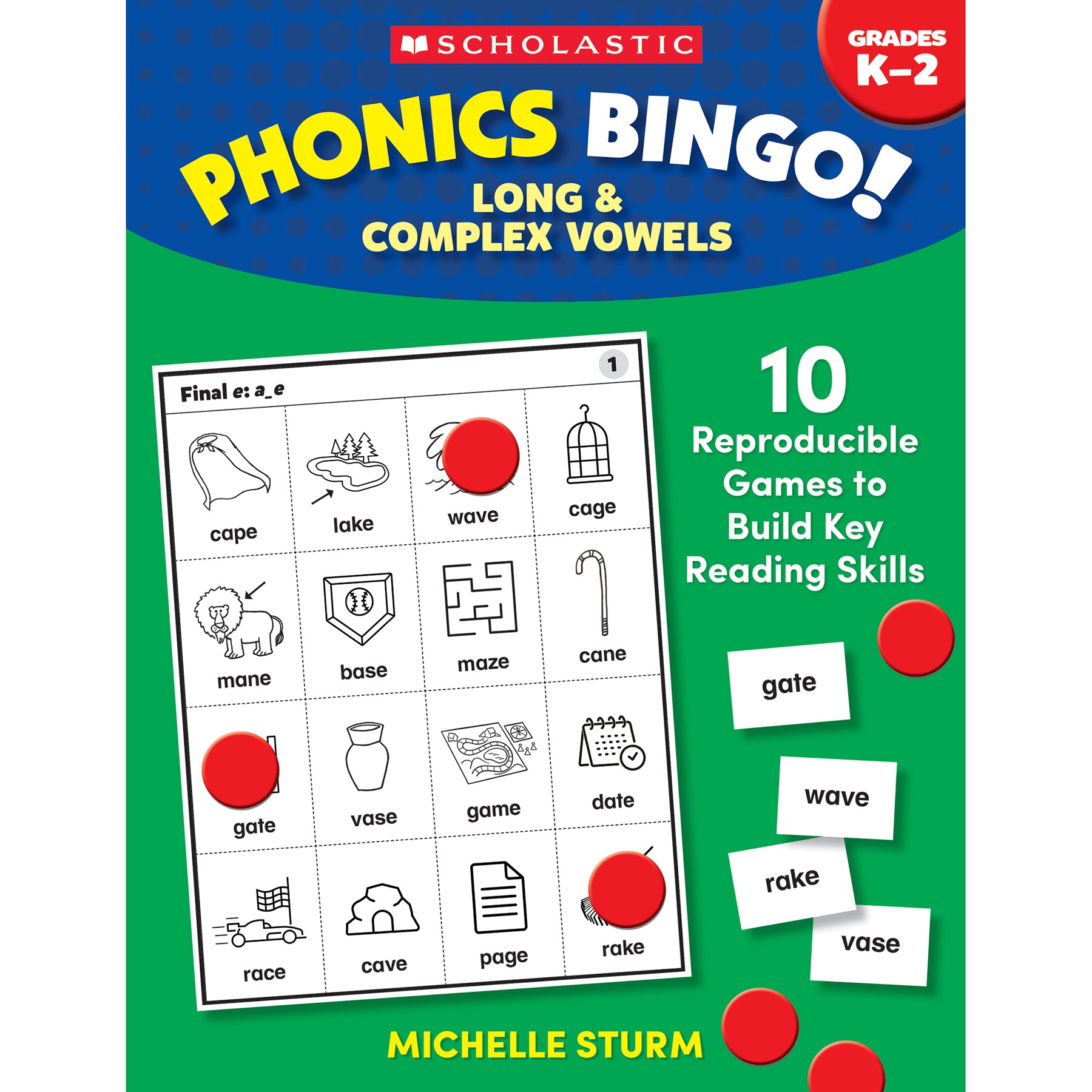 Scholastic Phonics Bingo for Kids - Long & Complex Vowels – Toys"R"Us