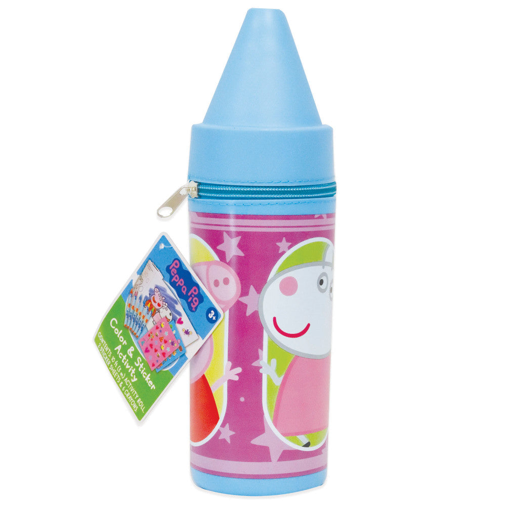 Peppa Pig Portable Color & Sticker Activity Set with Crayons and Stick ...