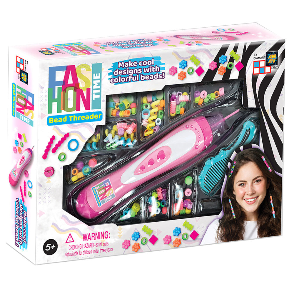 Amav Fashion Time Colorful Bead Threader Hair Styling Kit – Toys"R"Us