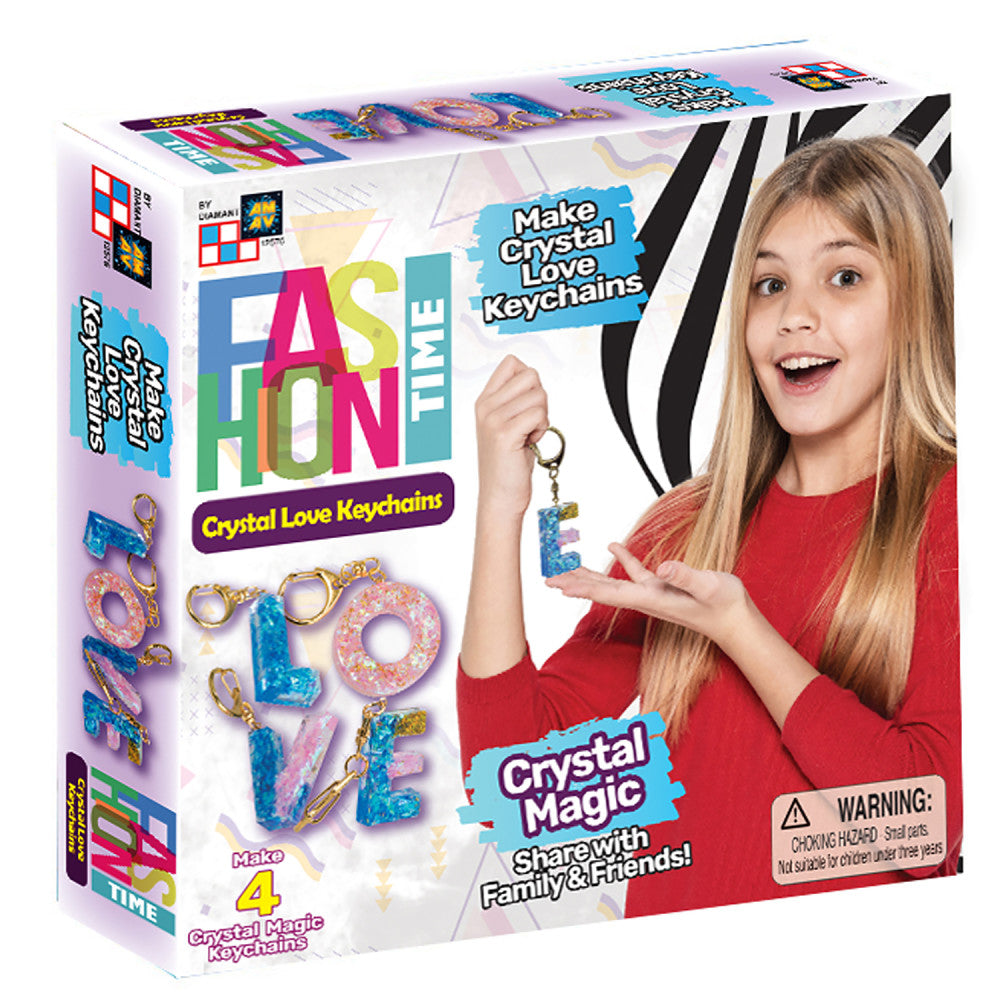 AMAV Fashion Time Love-Themed Crystal Key Chain DIY Kit – Toys"R"Us