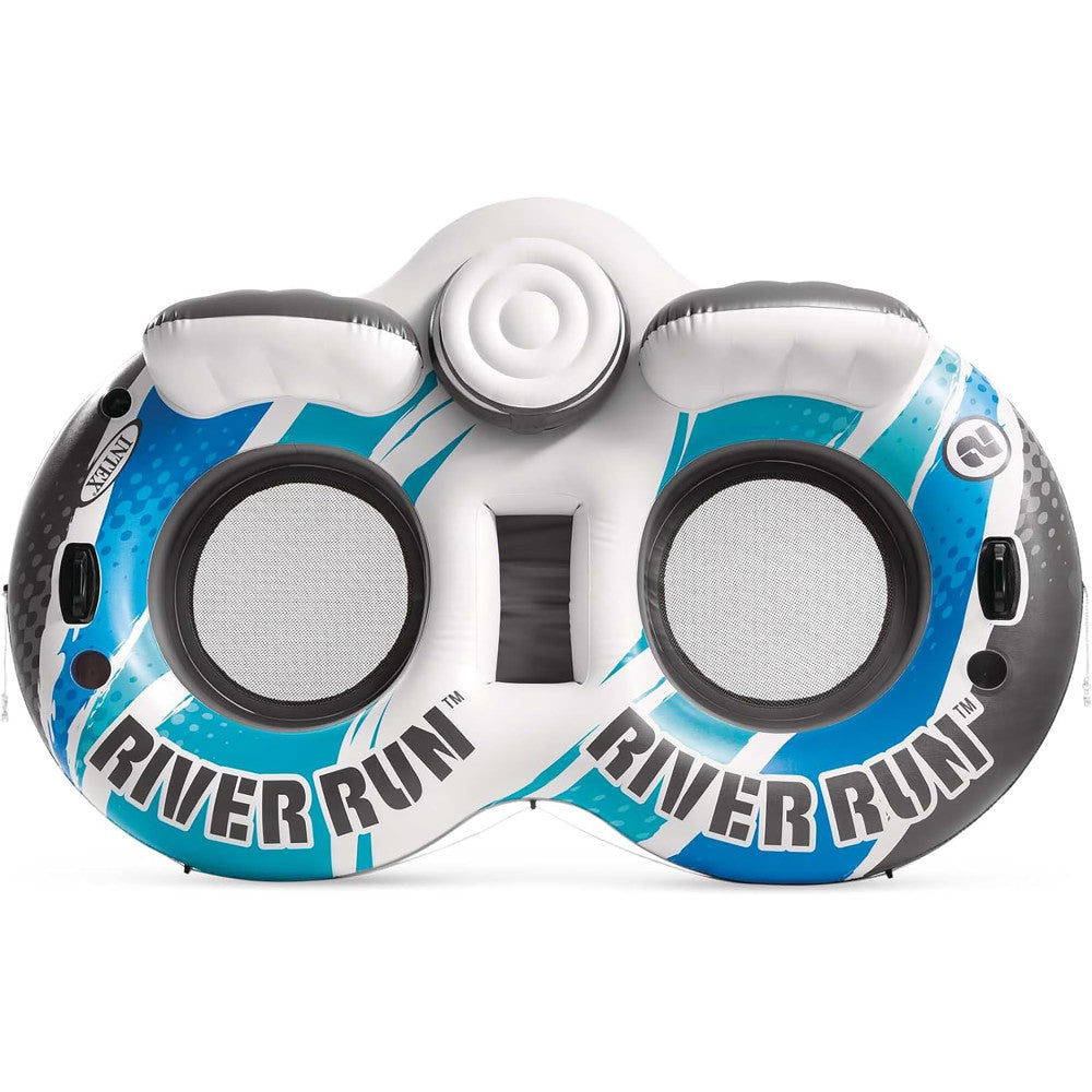 Intex River Run II 2-Person Water Tube with Cooler - Blue Rapids – Toys ...