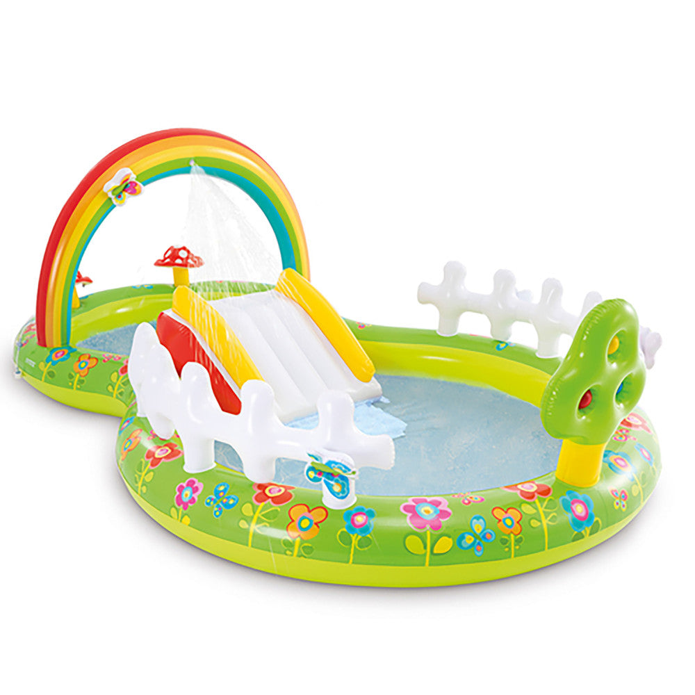 Intex My Garden Inflatable Pool Play Center with Built-in Sprayer ...
