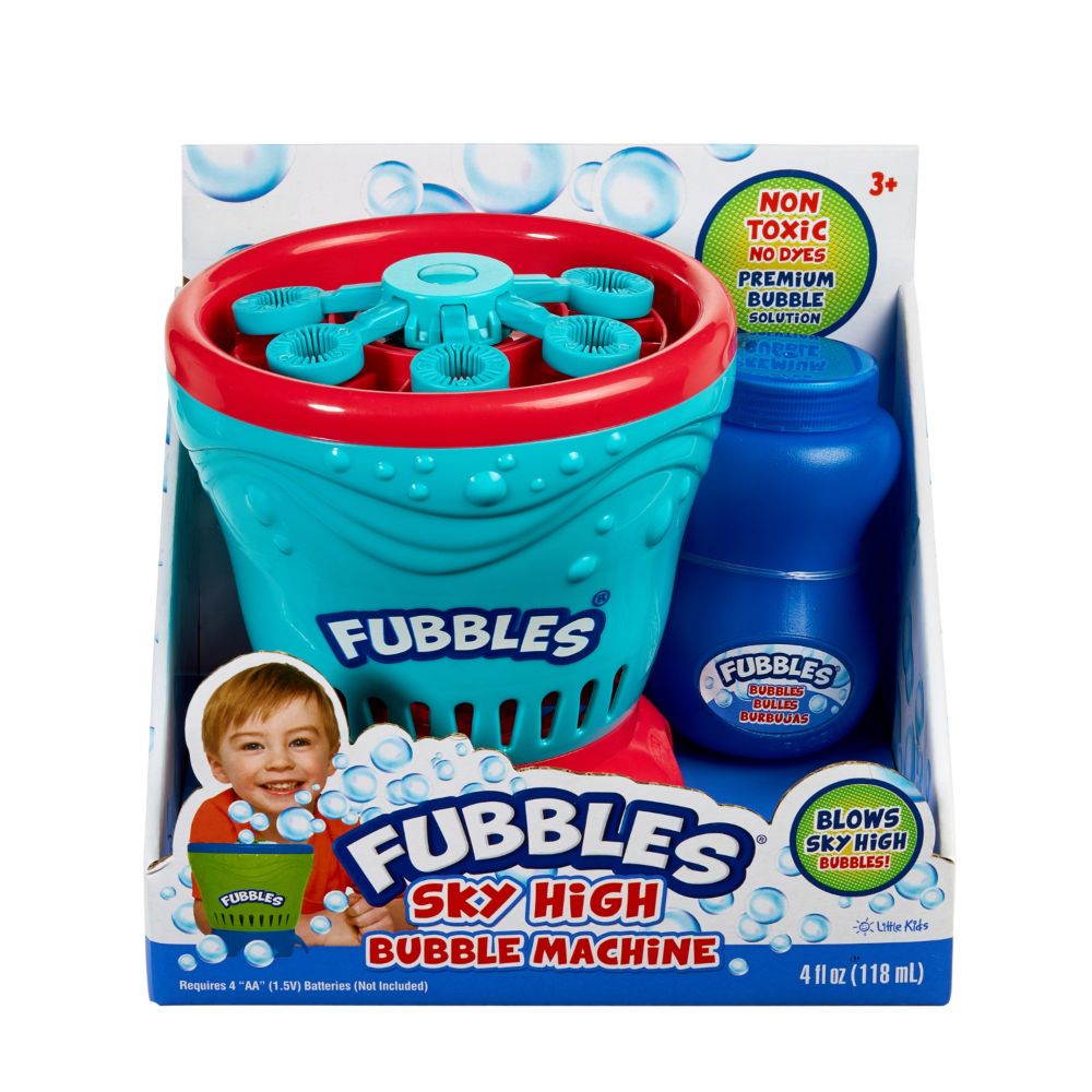 Little Kids Fubbles Sky High Bubble Machine, Multiple Colors – Toys"R"Us