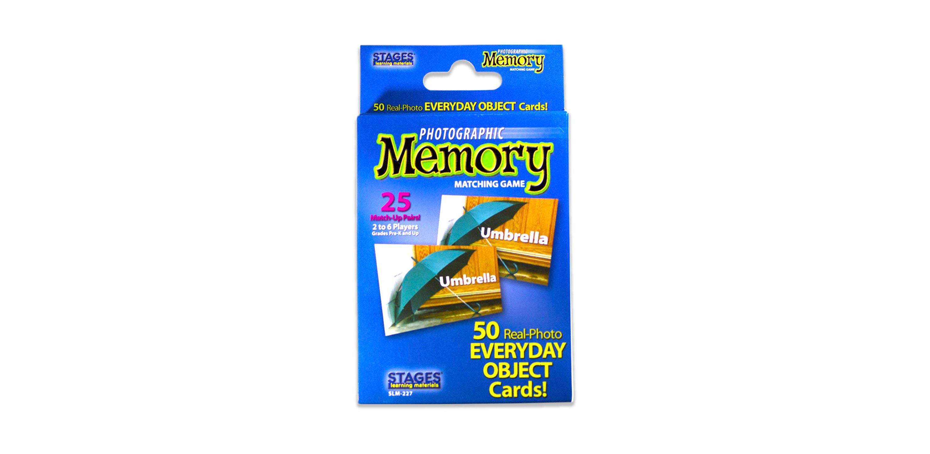 Stages Learning Materials - Picture Memory Card Game - Everyday Object ...