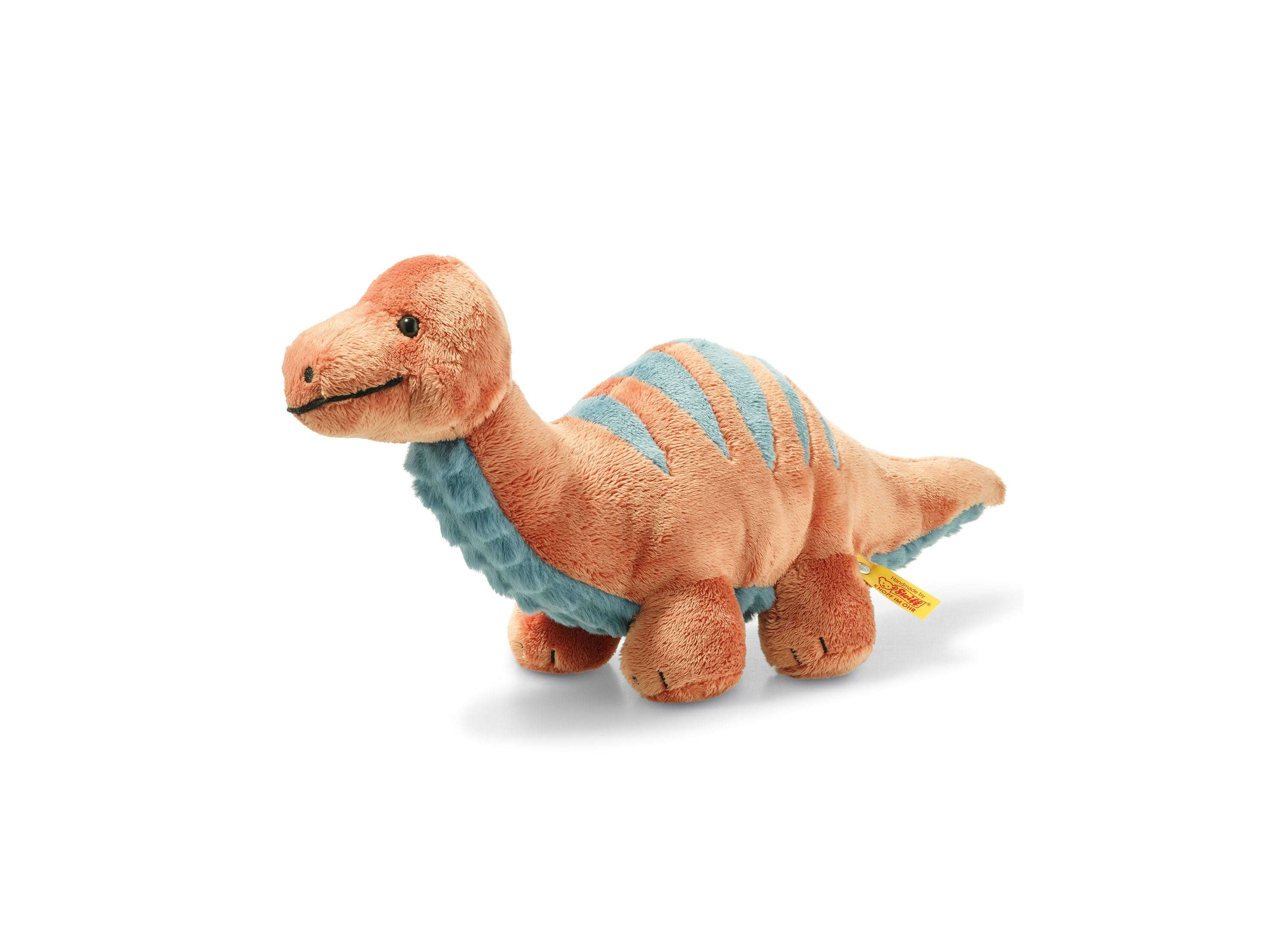 Steiff Soft Cuddly Friends 11 inch Bronko Brontosaurus Plush - Bright ...