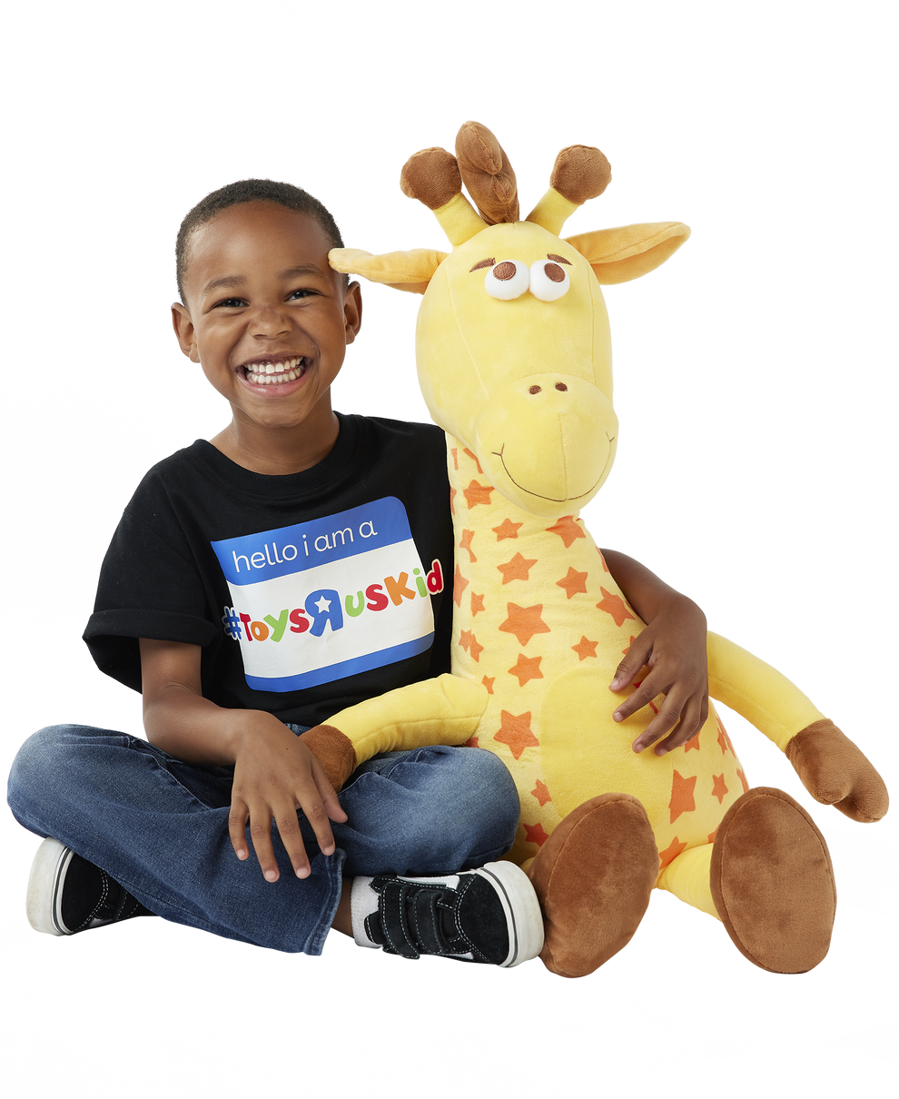 Toys R Us 24 Inch Geoffrey Plush - Star Patterned Jumbo Stuffed Animal ...