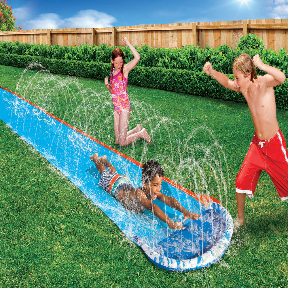 Banzai Soak 'N Splash High-Speed Water Slide for Outdoor Fun – Toys"R"Us