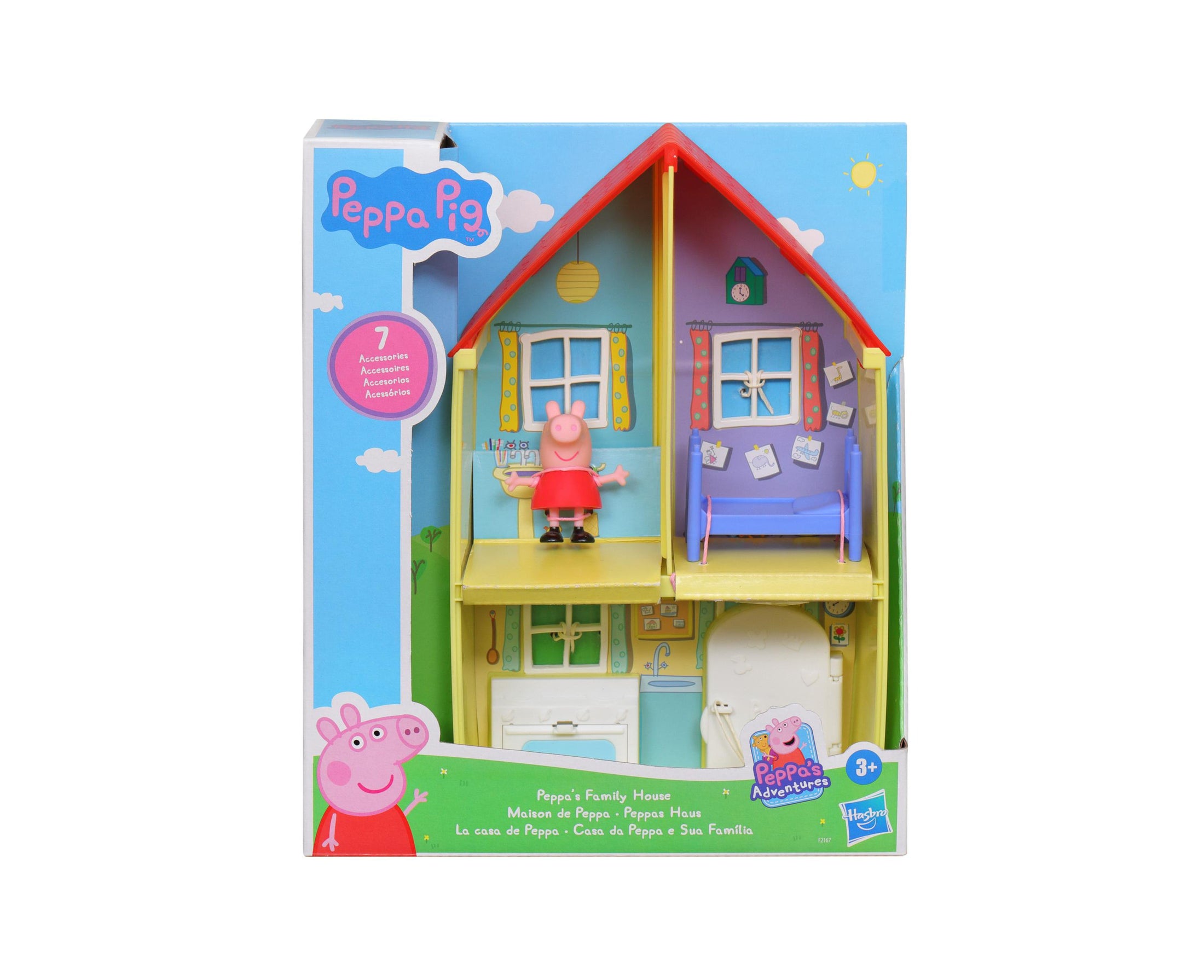 Peppa Pig Family House Playset with Accessories - 7 Pieces – Toys"R"Us
