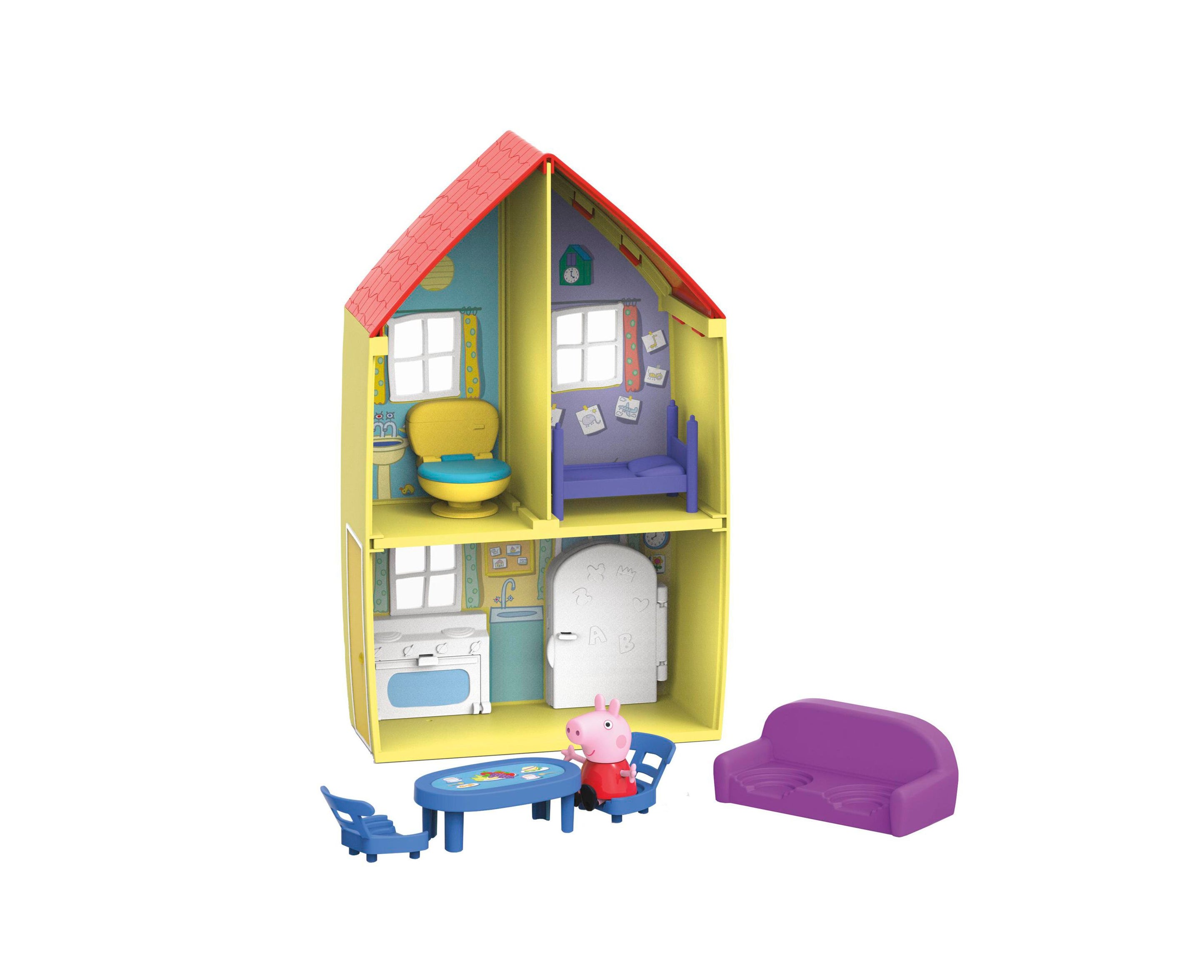 Peppa Pig Family House Playset with Accessories - 7 Pieces – Toys"R"Us