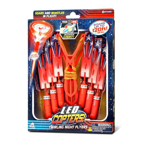 Stunt Flyer LED Copters 6 Pcs Set: Sky-High Light Show – Toys"R"Us