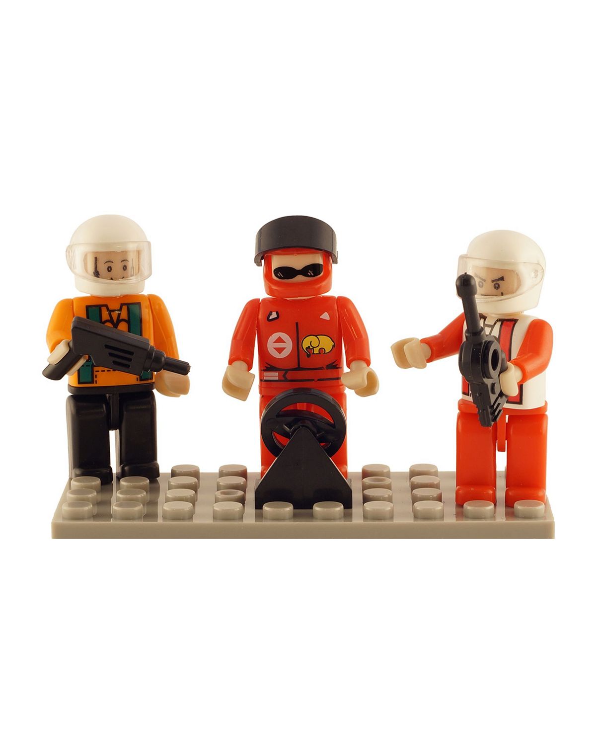 Brictek 3 Mini-Figurines, Racing, 3 Pieces – Toys"R"Us