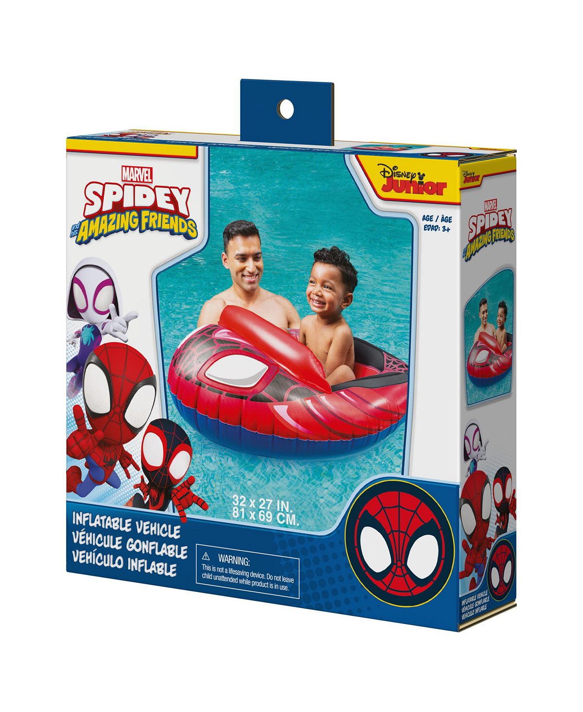 CLOSEOUT! Spider-Man Inflatable Boat – Toys"R"Us