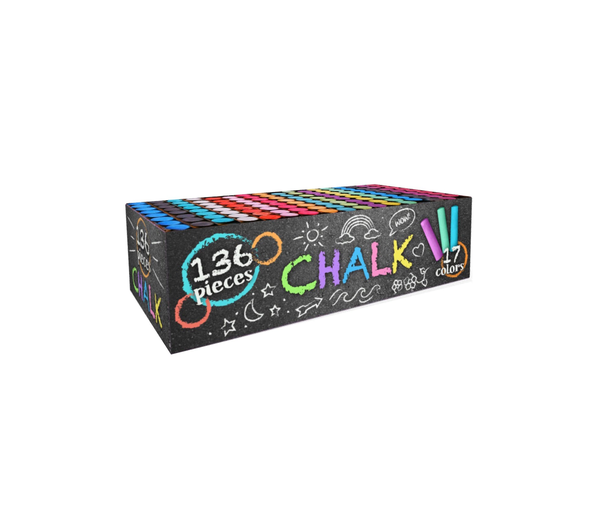 Chalk Set, 136 Pieces – Toys"R"Us