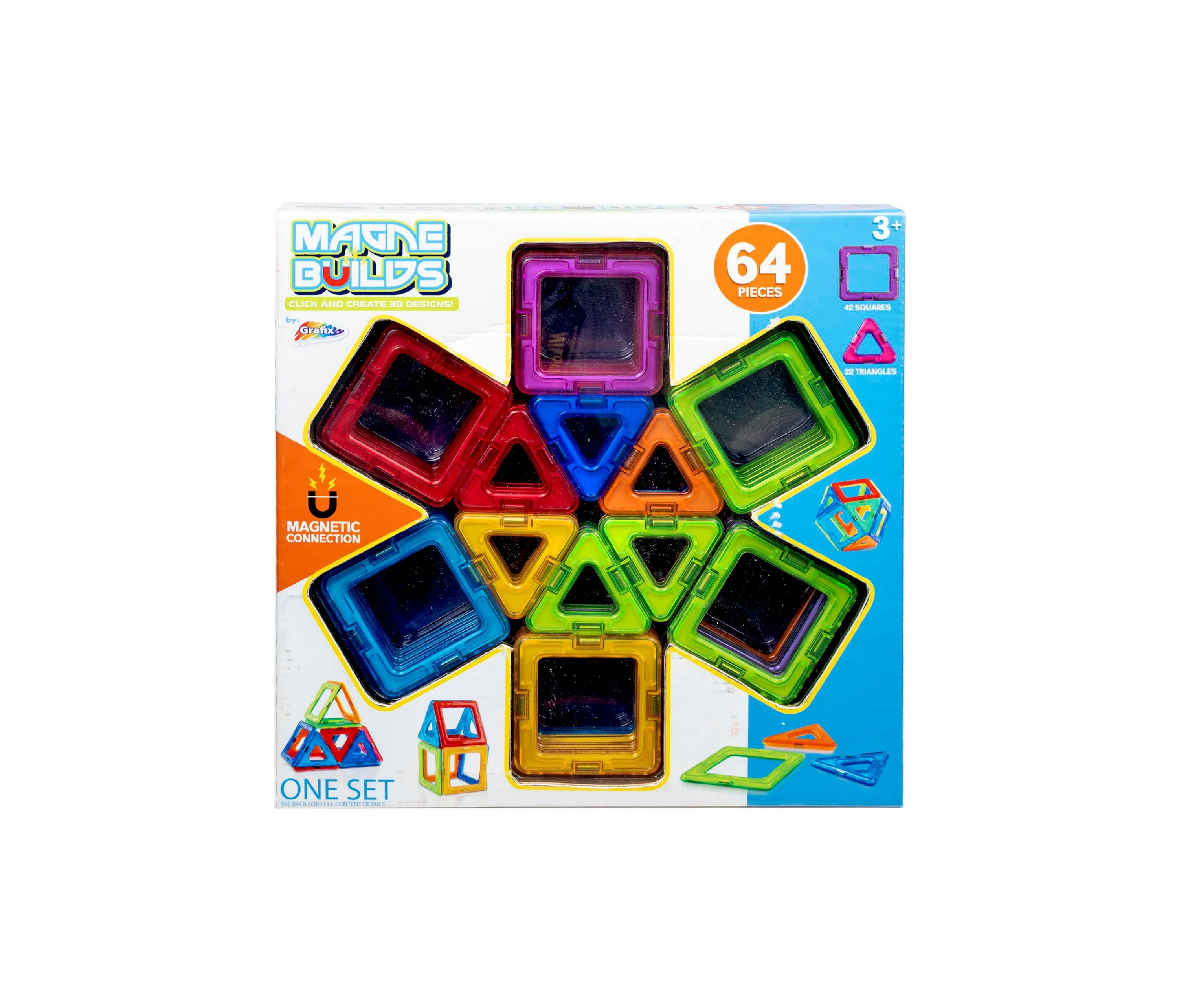 Magne Builds Set, 64 Pieces – Toys"R"Us