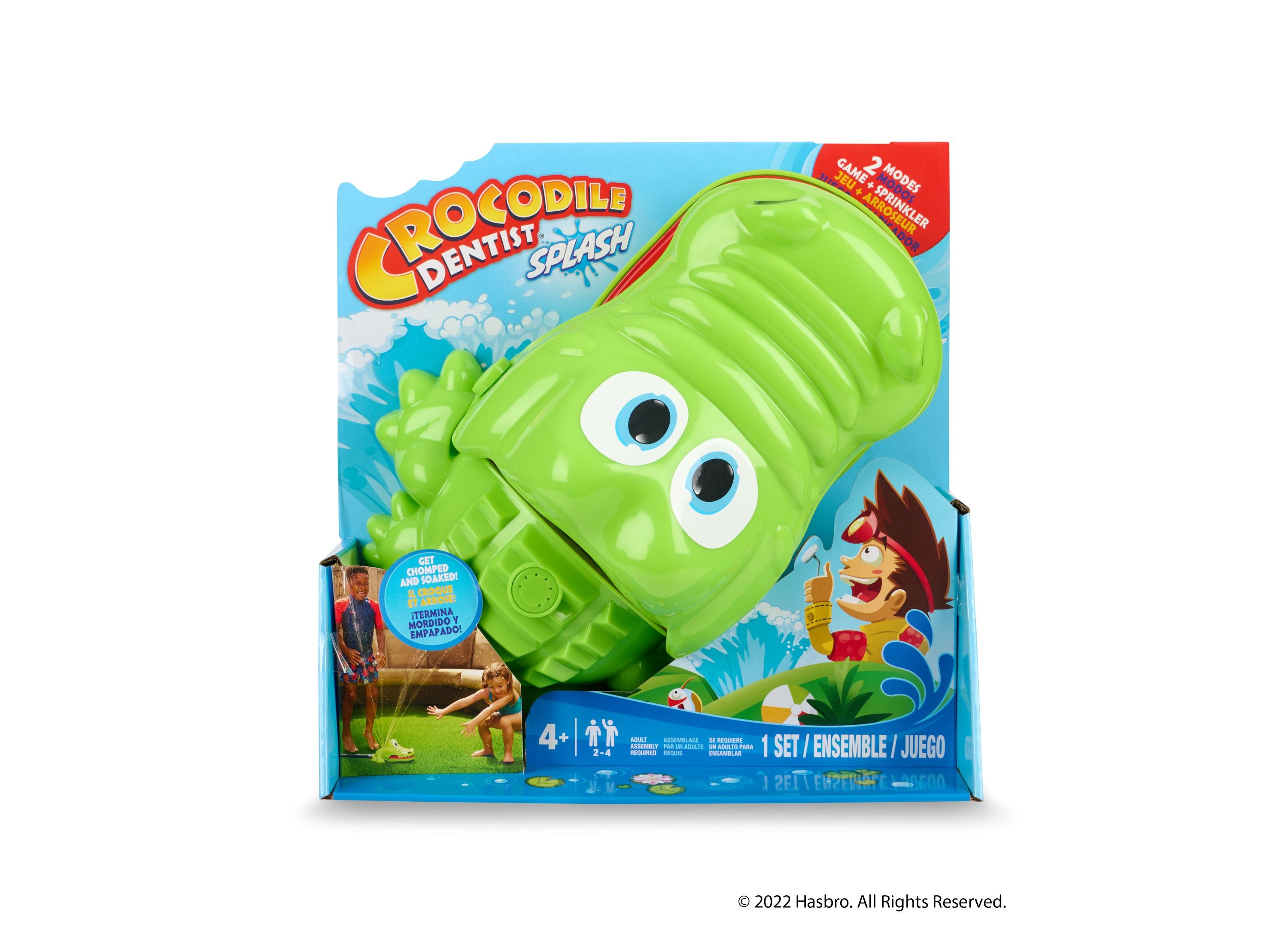 Hasbro Crocodile Dentist Splash Game - Interactive Backyard Water Toy – Toys"R"Us