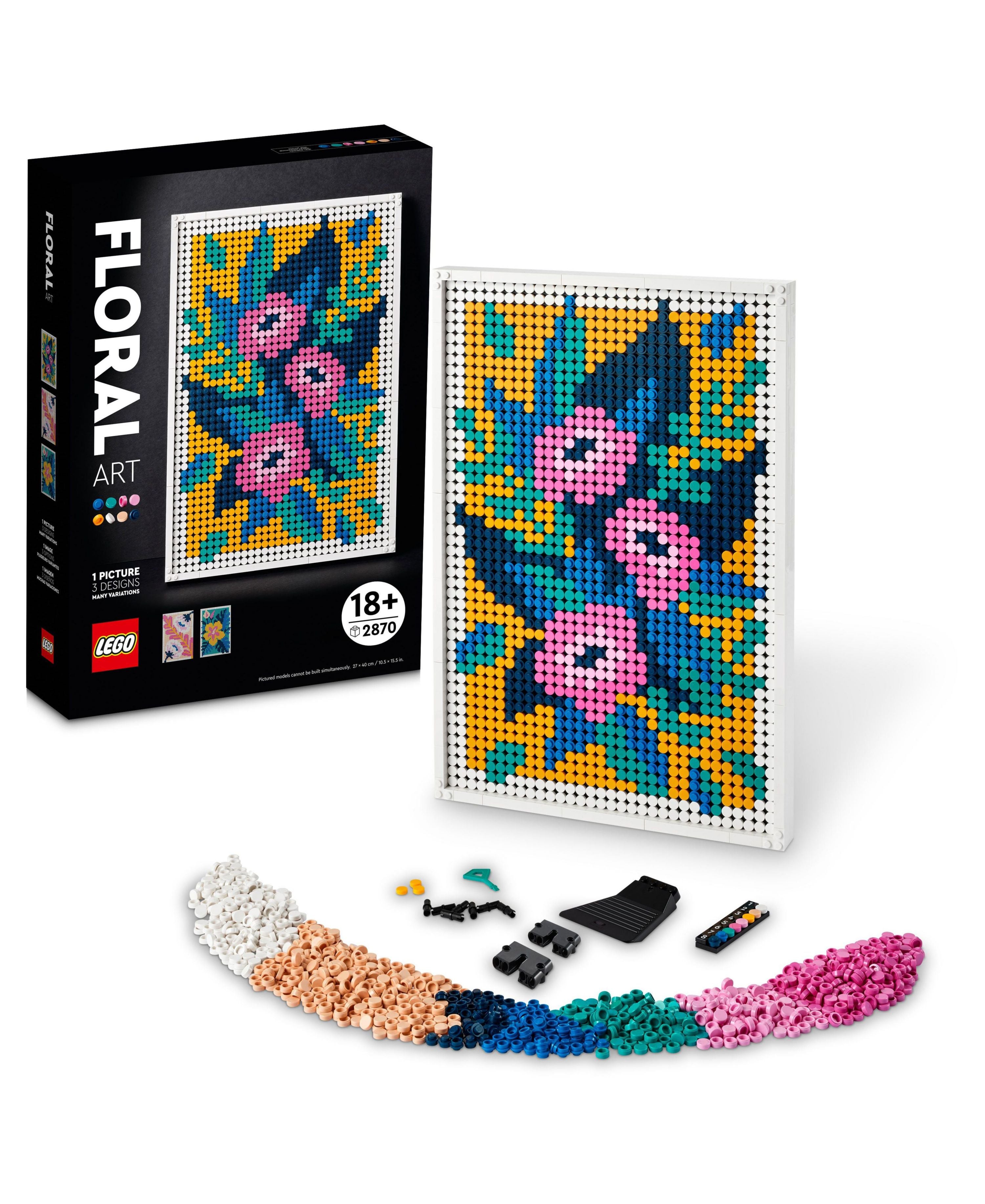 LEGO® ART Floral Art 31207 Building Set, 2870 Pieces – Toys"R"Us