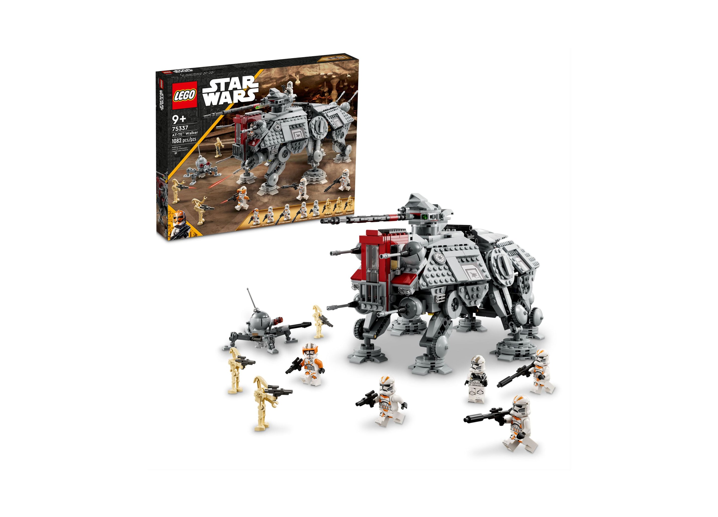 LEGO Star Wars AT-TE Walker 75337 Building Kit - 1,082 Pieces – Toys"R"Us