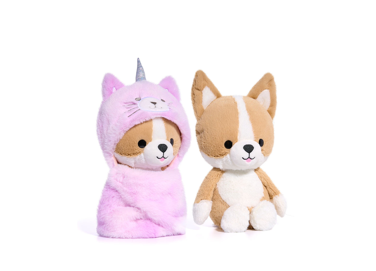 Geoffrey's Toy Box 10 inch Cozie Friends Teddy Corgi Caticorn Plush ...