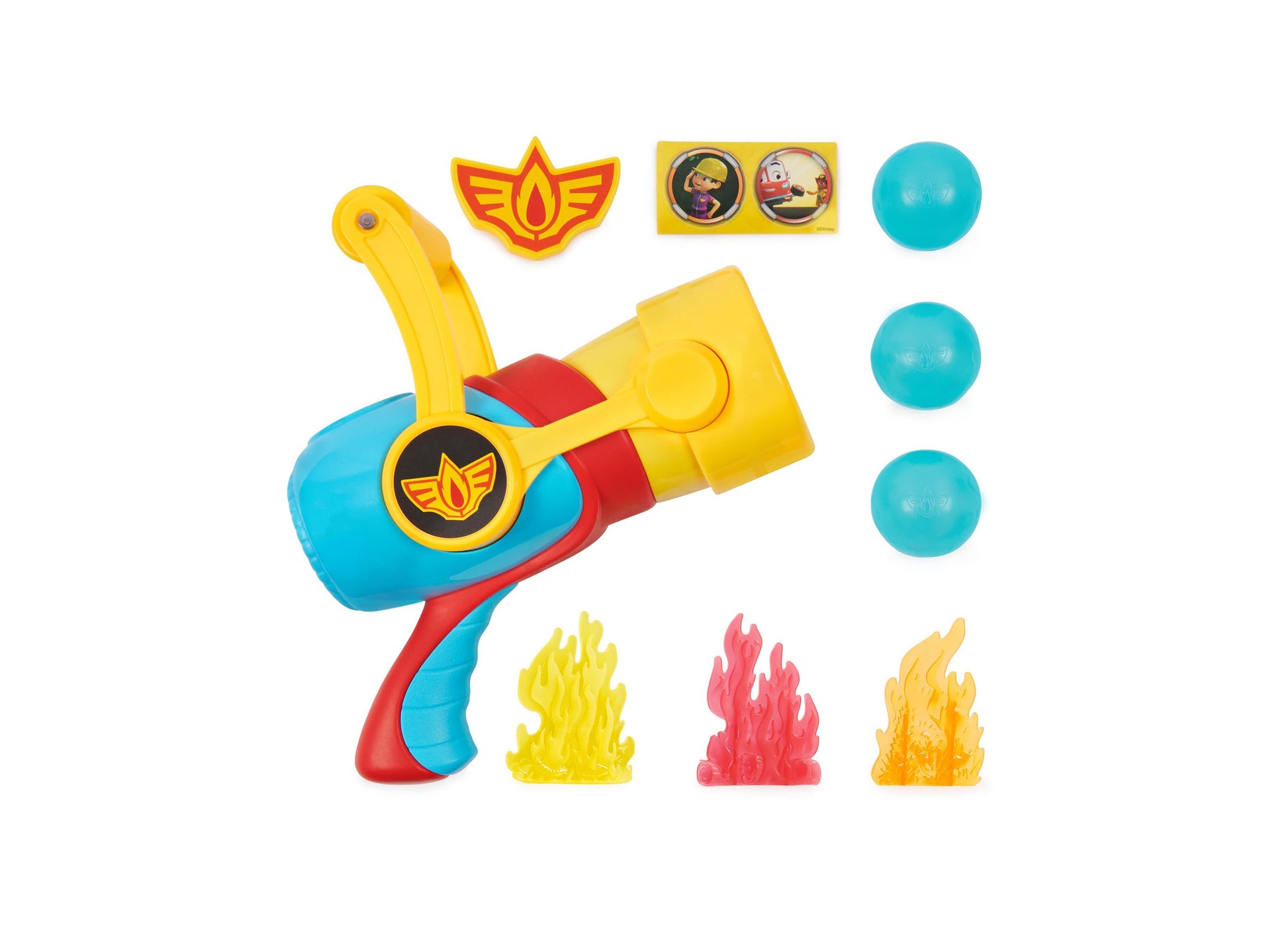 Firebuds Bo's Firefighter Training Kit with Projectile Launcher and Ta ...