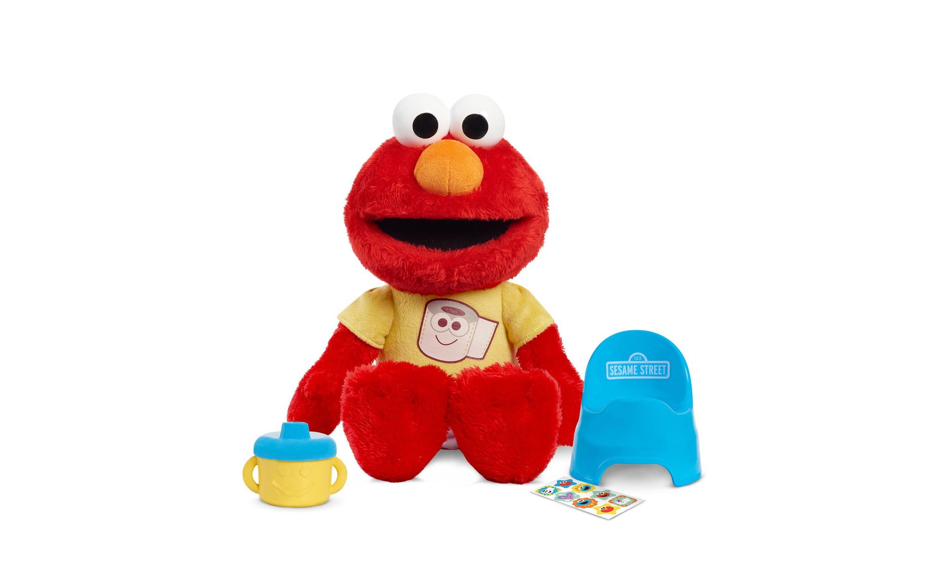 Sesame Street Potty Time Elmo - 12" Interactive Potty Training Toy Elmo ...