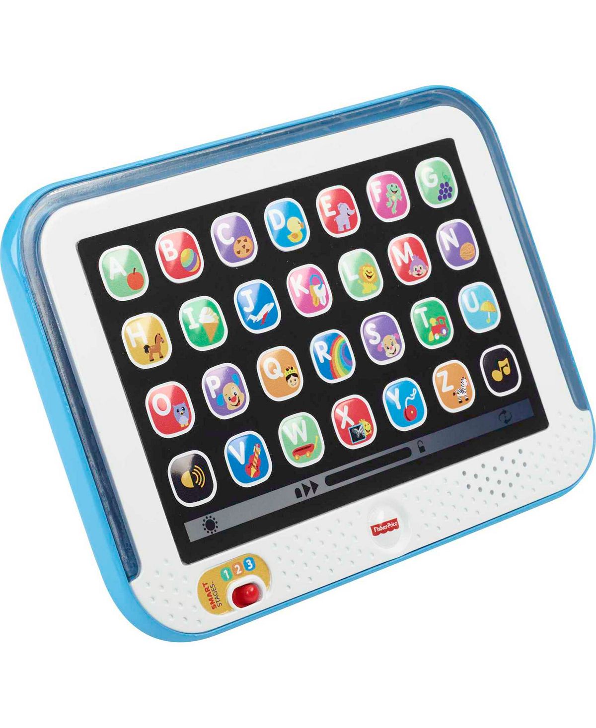 Fisher-Price Laugh Learn Smart Stages Tablet Blue, Interactive Baby To ...