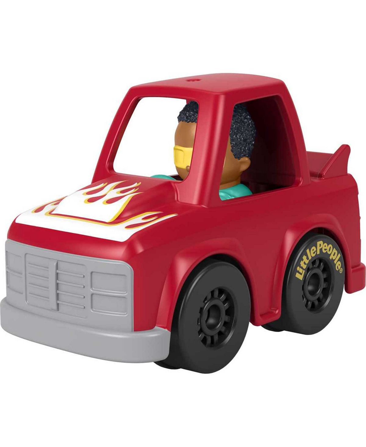 Little People Fisher-Price Wheelies Dragster Pickup Push Along Vehicle ...