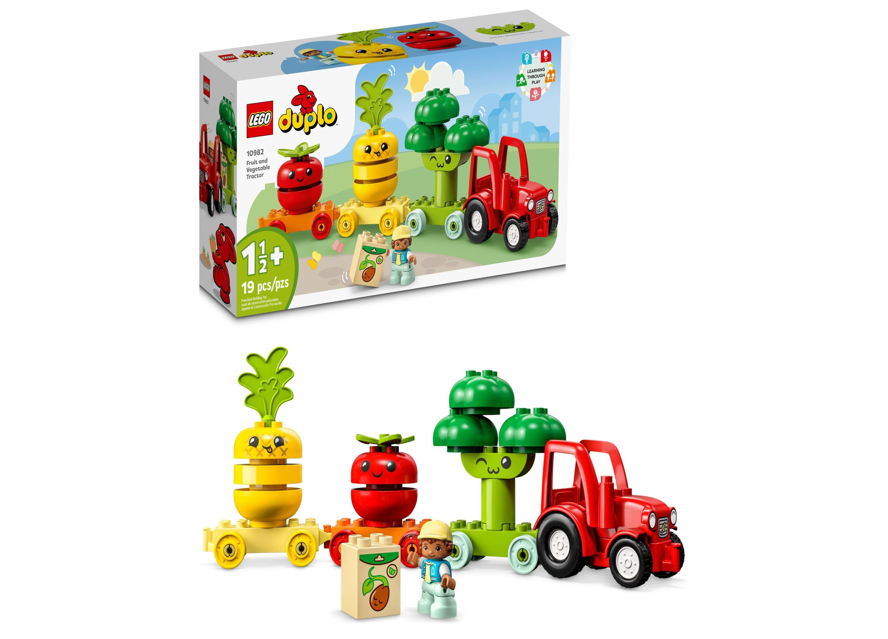 LEGO® DUPLO® My First Fruit and Vegetable Tractor 10982 Building Toy S ...