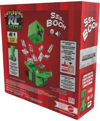 Minecraft Rc Exploding Creeper Pixelated Design Green Toysrus