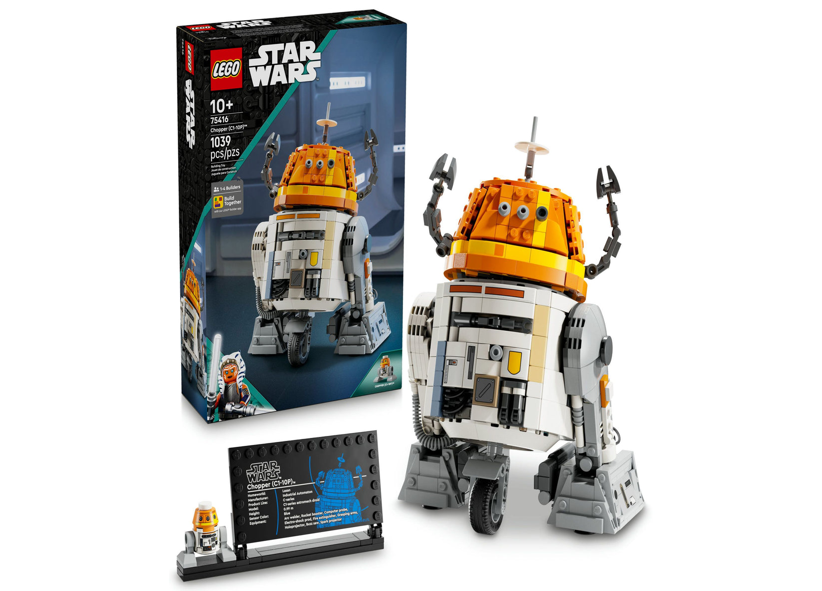 LEGO Star Wars Chopper (C1-10P) Astromech Droid Building Set - 1039 Pi ...