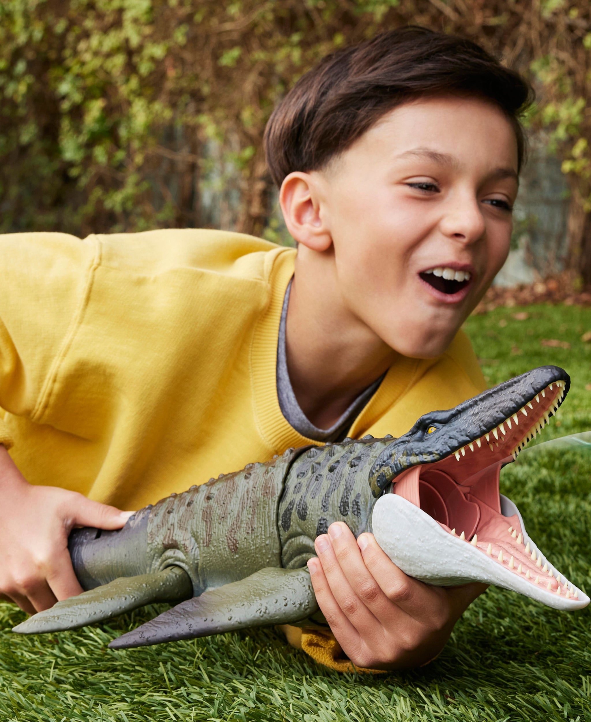 Jurassic World Rebirth Bite N Blast Mosasaurus Action Figure Playset ...