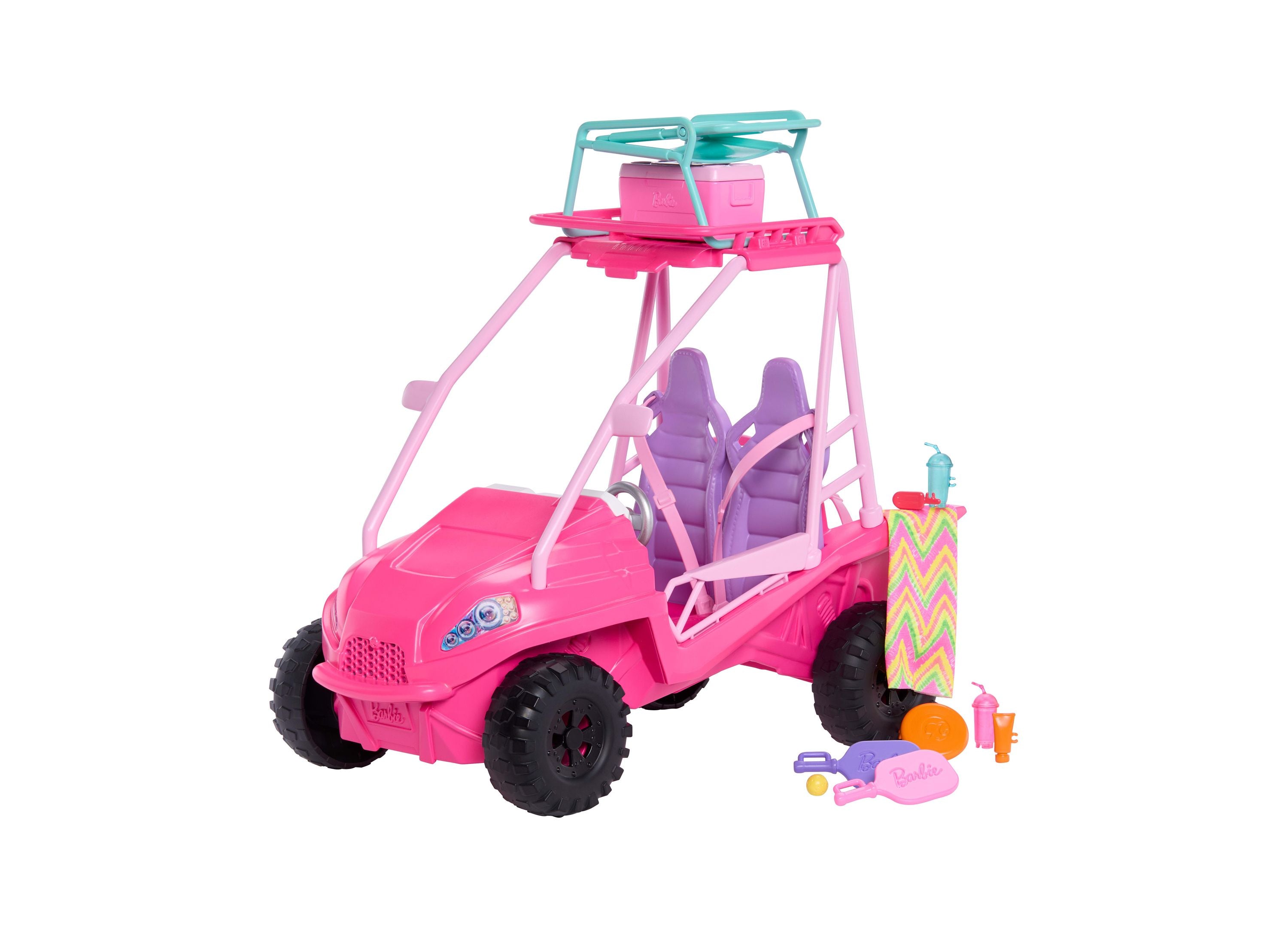 Barbie Mysteries: Beach Detectives Ultimate Beach Buggy Vehicle Playse ...