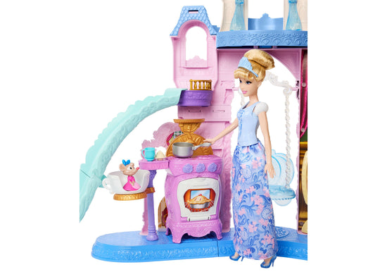Disney Princess Pet Palace with Cinderella Fashion Doll and Animal Fri ...