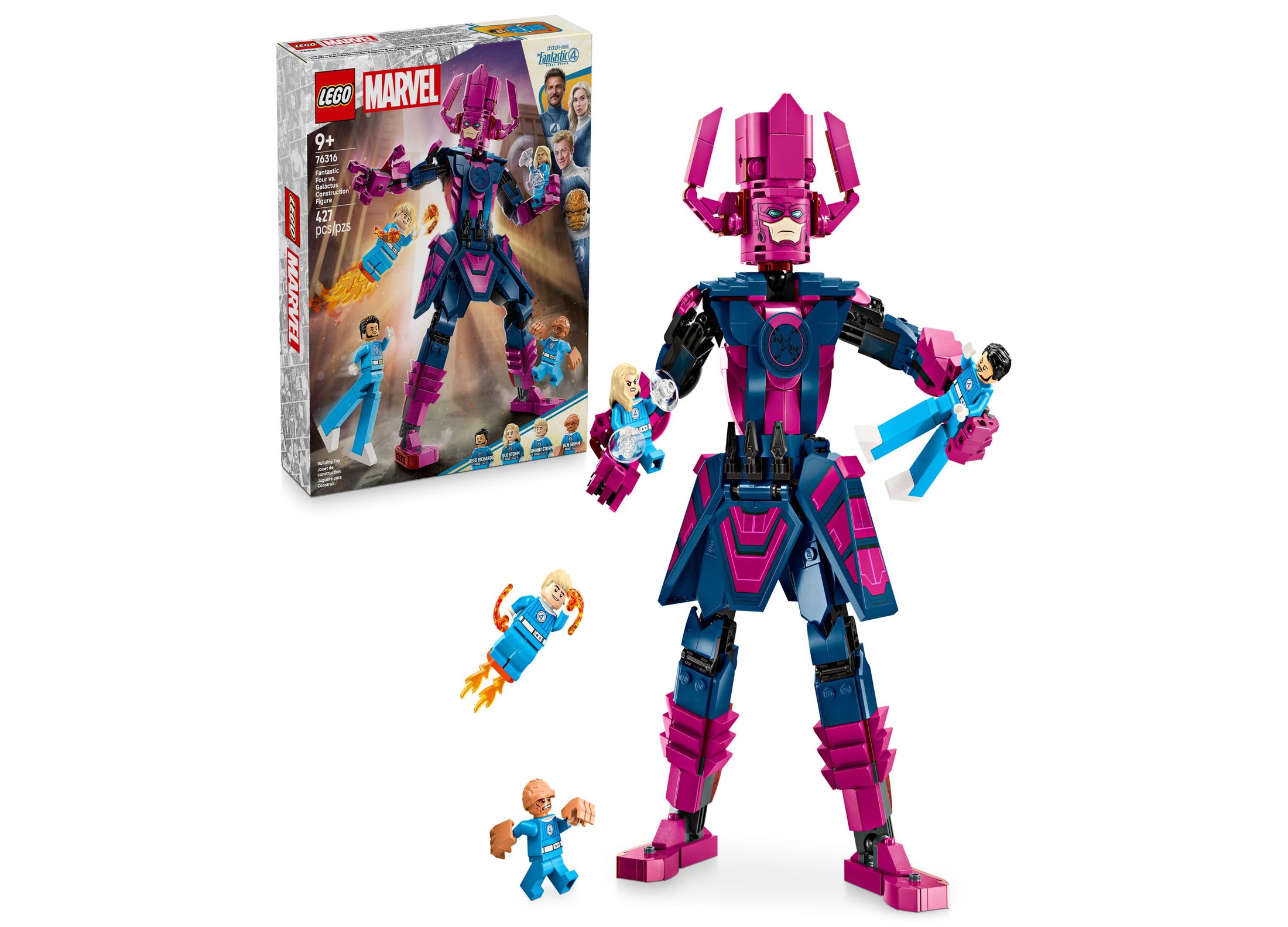 LEGO Marvel Fantastic Four Galactus Construction Set 76316 - 427 Piece ...