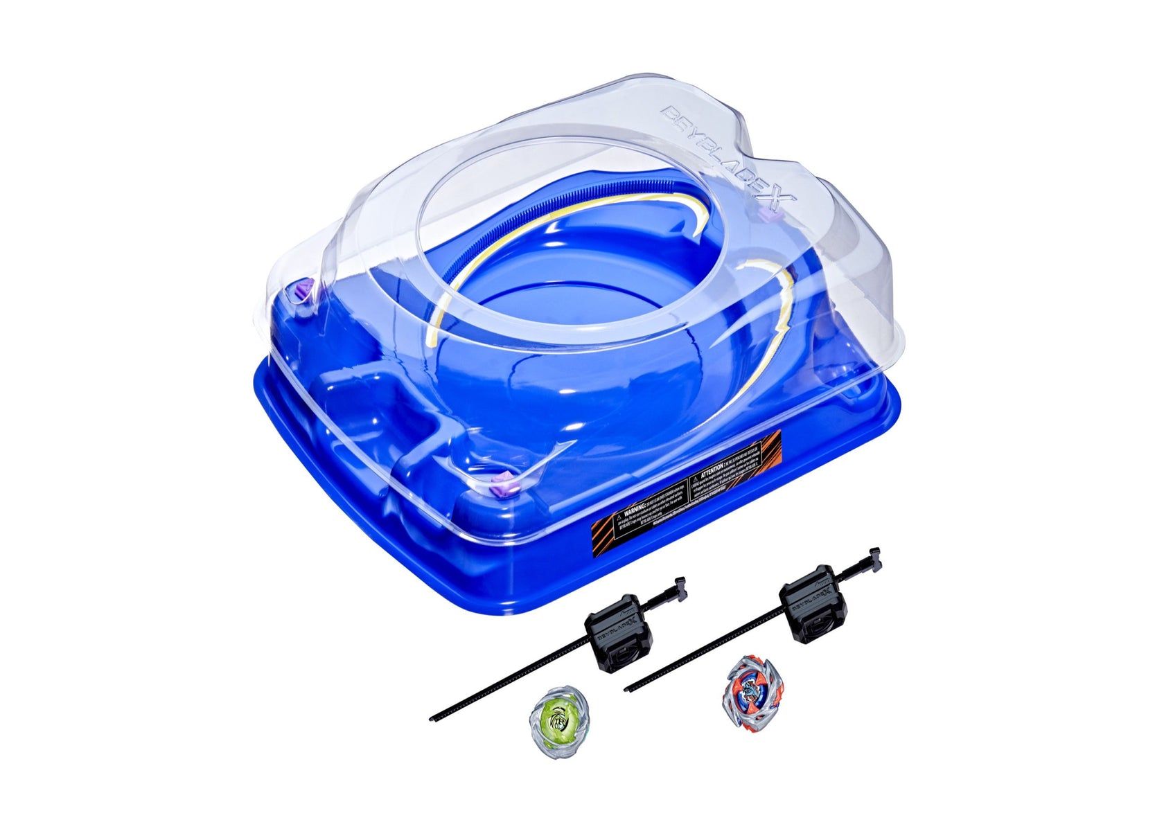Beyblade X Drop Attack Battle Set with X-Celerator Rail – Toys"R"Us
