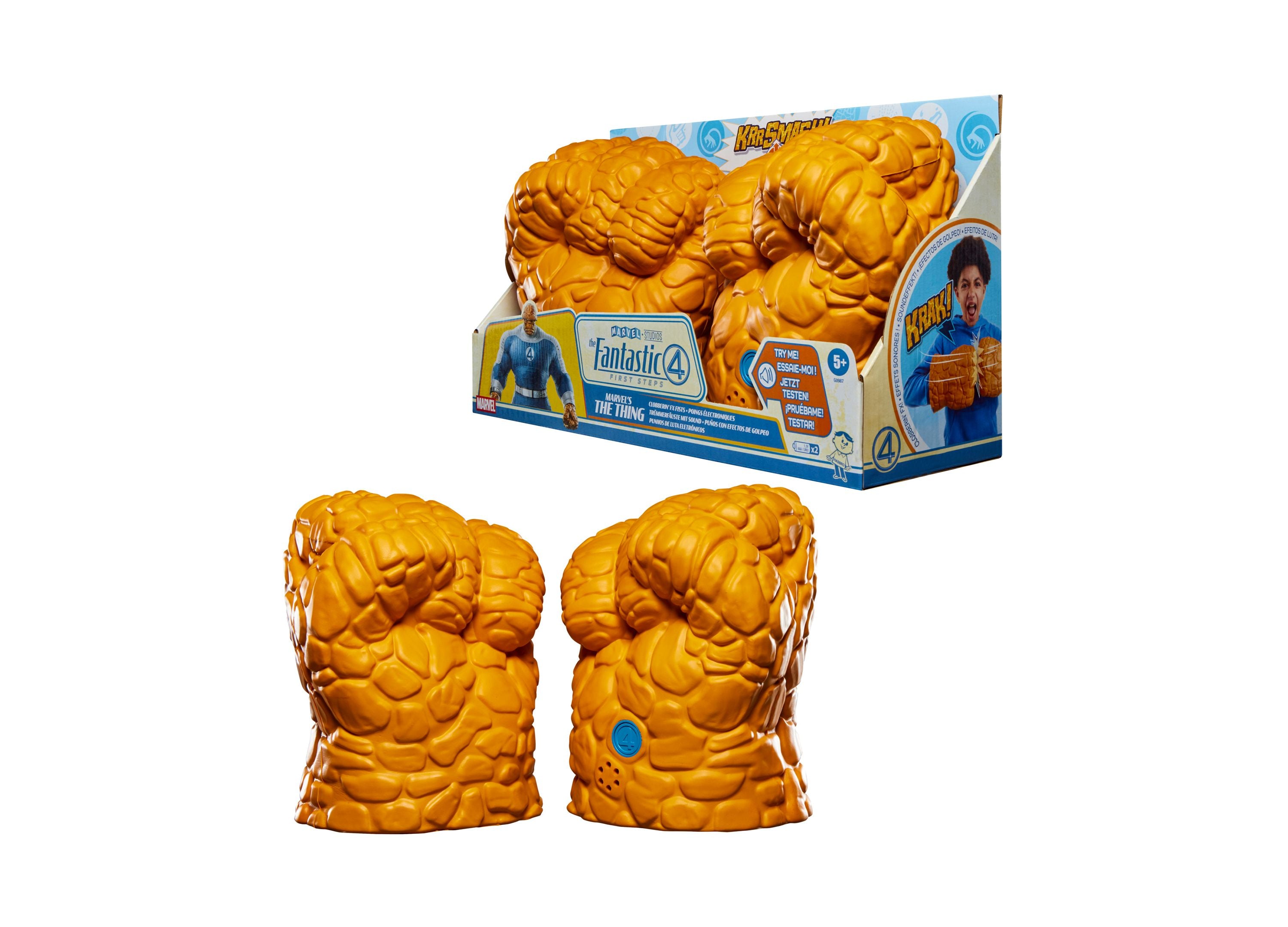 Hasbro Marvel's The Thing Clobberin' FX Fists Role Play Toy – Toys"R"Us