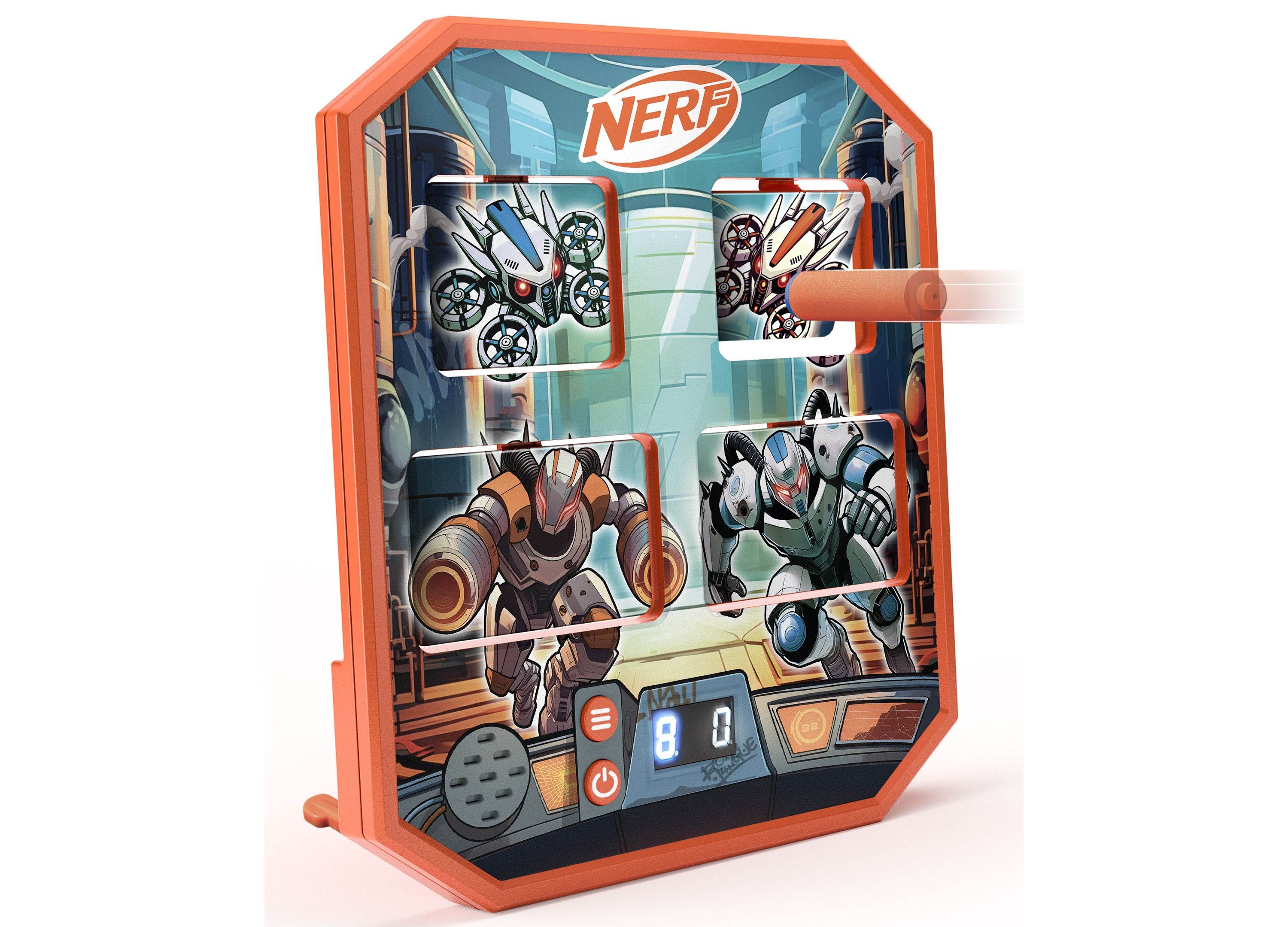 Wilder Toys Remote Control Nerf Bot Arena Clash - Robot Battle CDU ...