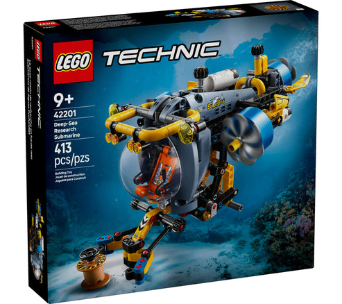 LEGO Technic Deep-Sea Research Submarine 413-Piece Building Set 42201 ...