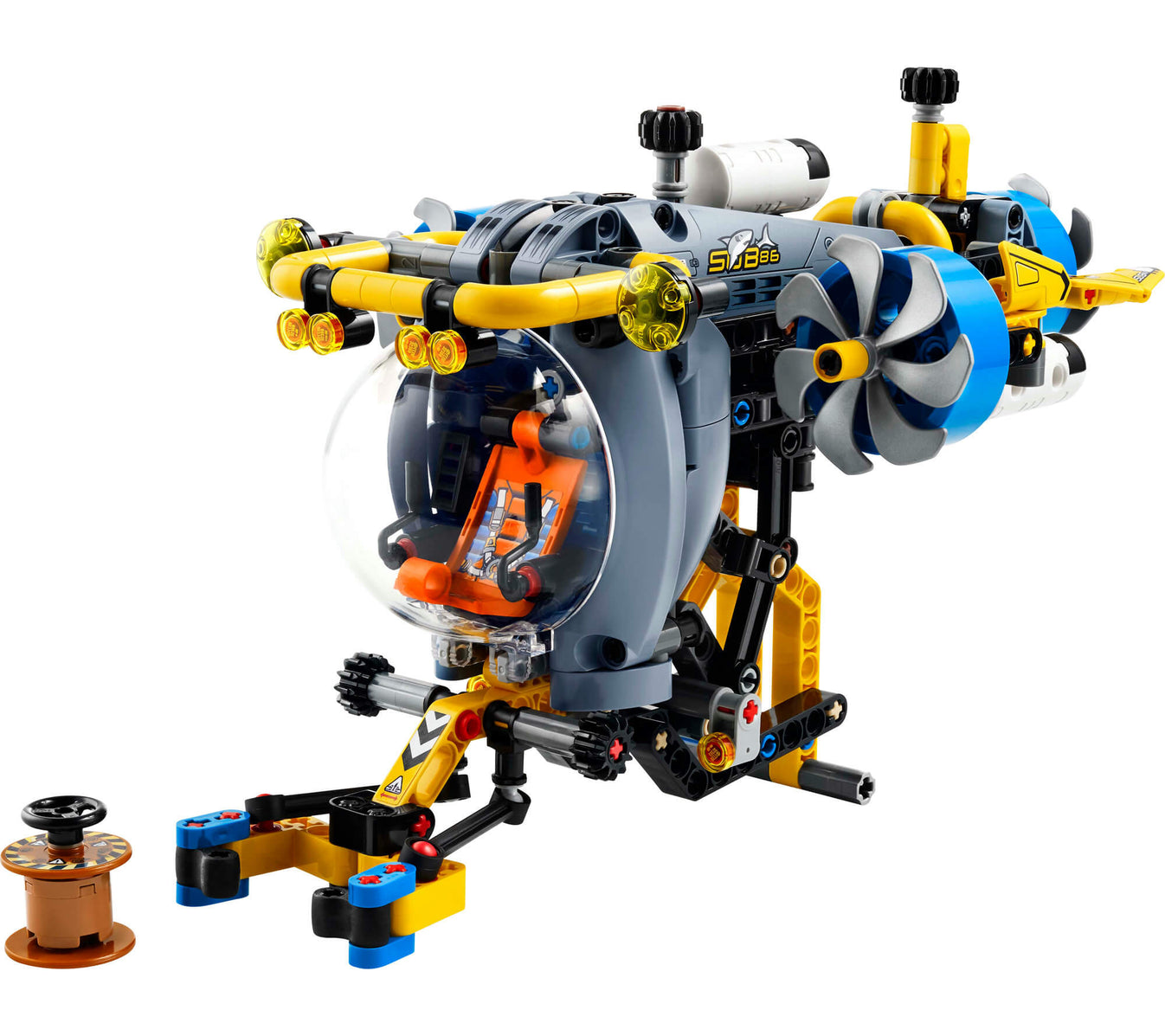 LEGO Technic Deep-Sea Research Submarine 413-Piece Building Set 42201 ...