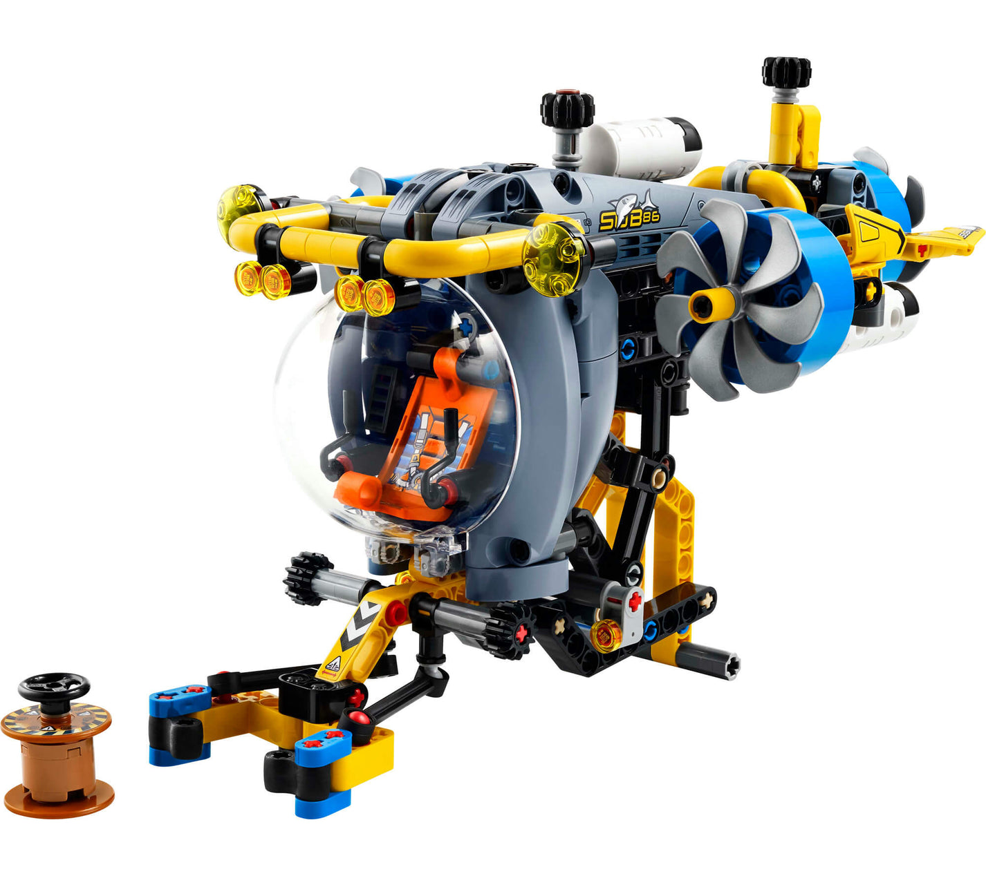 LEGO Technic Deep-Sea Research Submarine 413-Piece Building Set 42201 ...