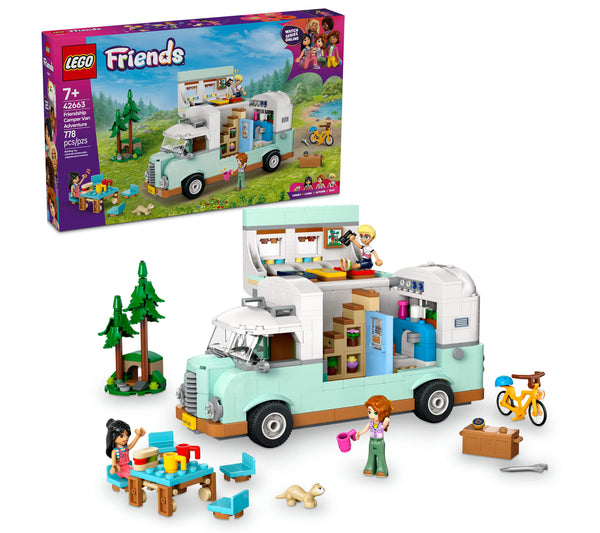 LEGO Friends 778-Piece Friendship Camper Van Building Set - Adventure ...