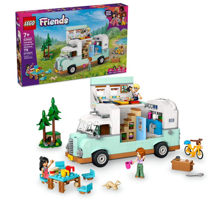 LEGO Friends 778-Piece Friendship Camper Van Building Set - Adventure ...