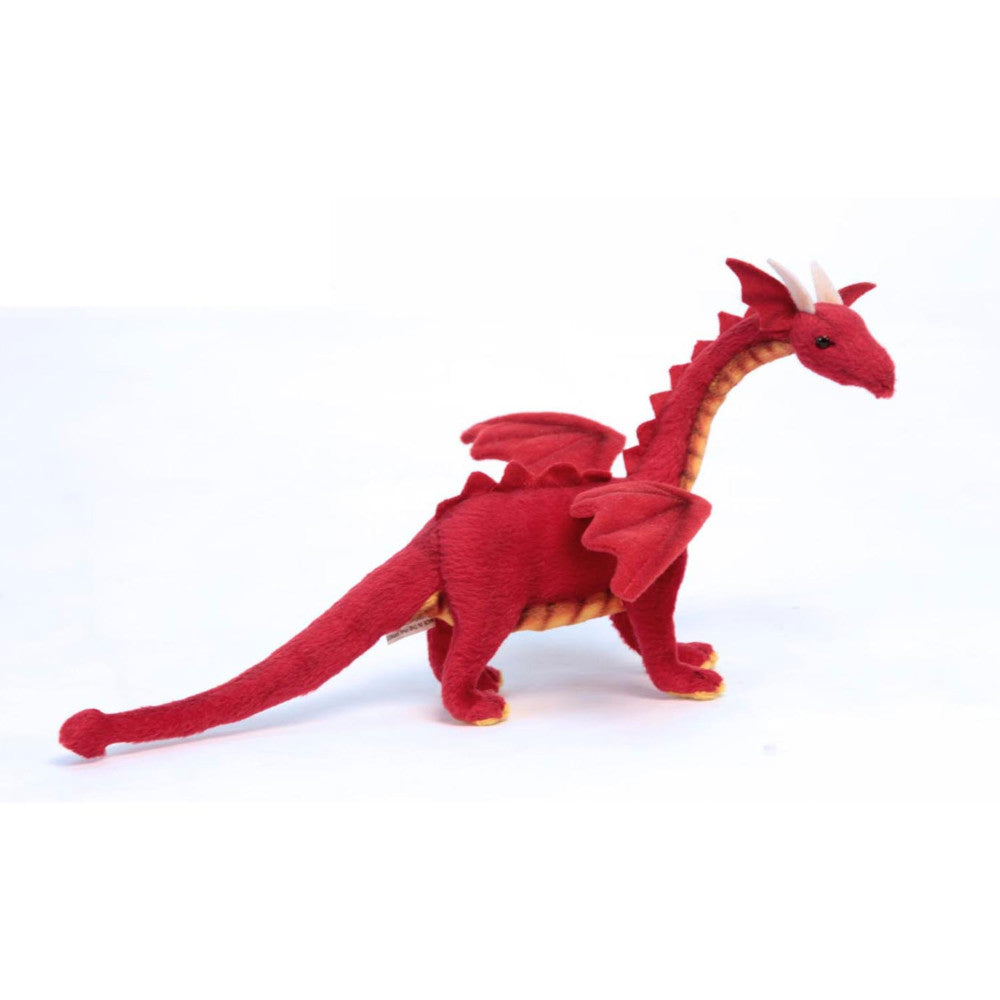 HANSA Mythical Collection 12 inch Lifelike Baby Red Dragon Plush Toy ...