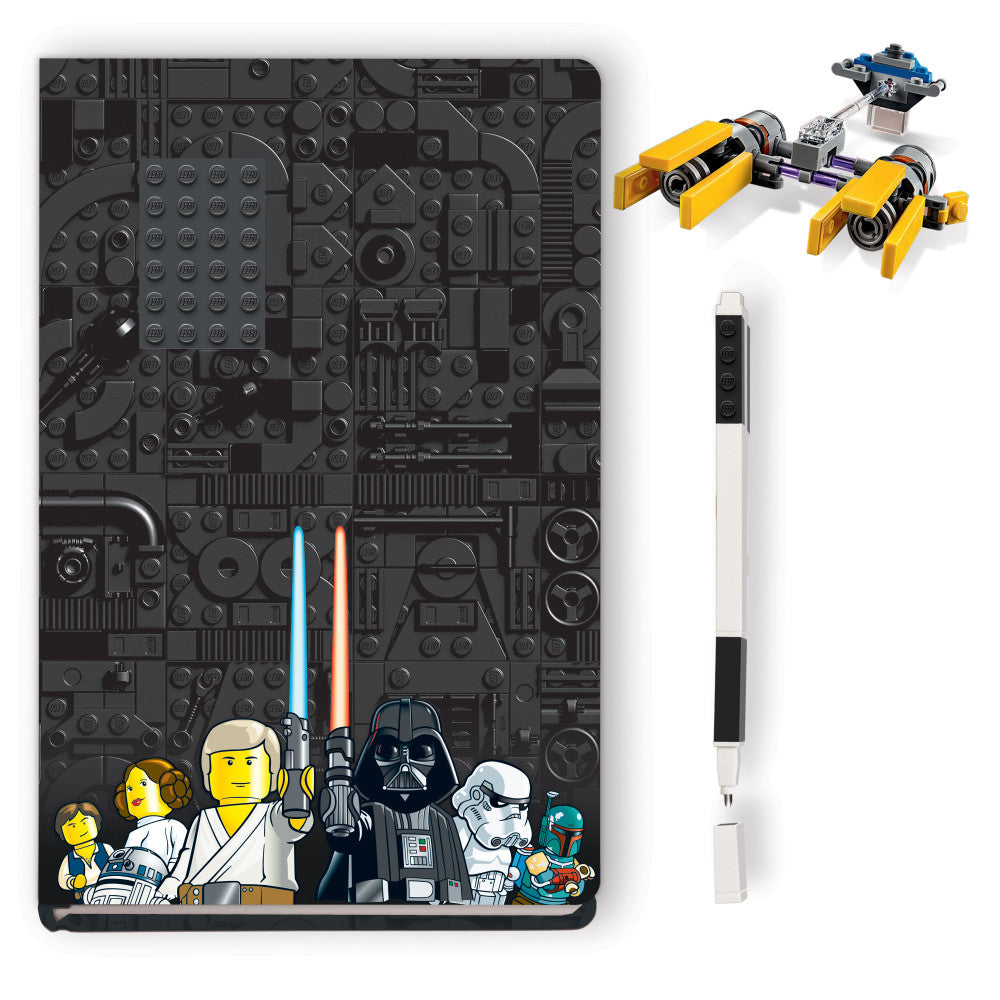 Santoki LEGO Star Wars Pod Racer Journal with Recruitment Set & Black ...