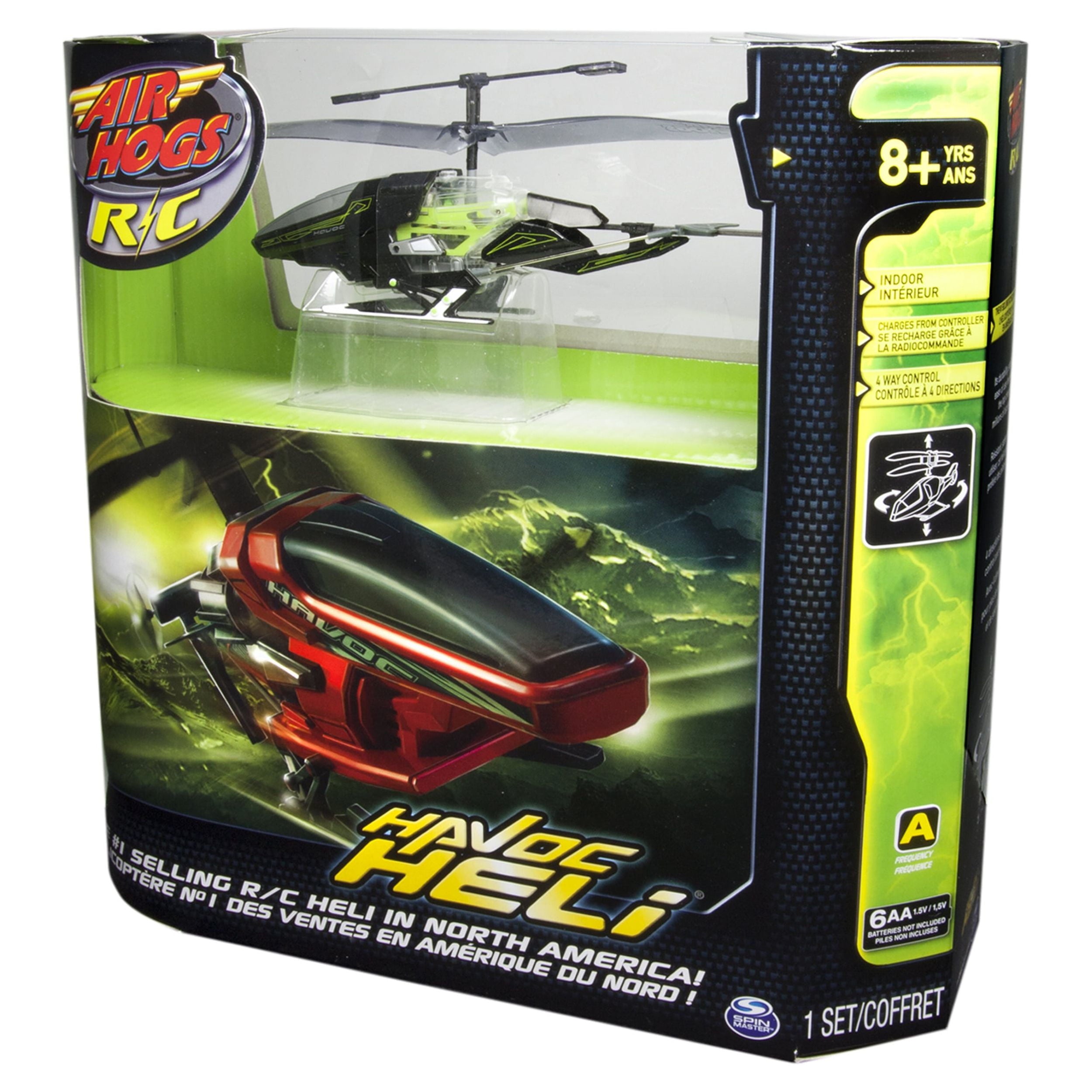 Air Hogs Remote Control Havoc Heli - Agile Indoor Flyer - Green – Toys"R"Us