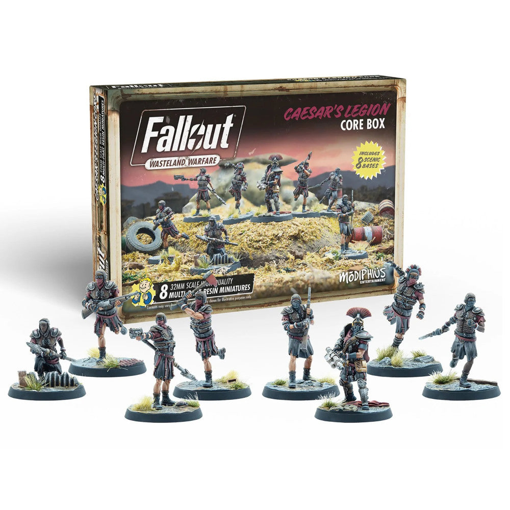Fallout Wasteland Warfare: Caesar's Legion Core Box - Tabletop RPG Min ...