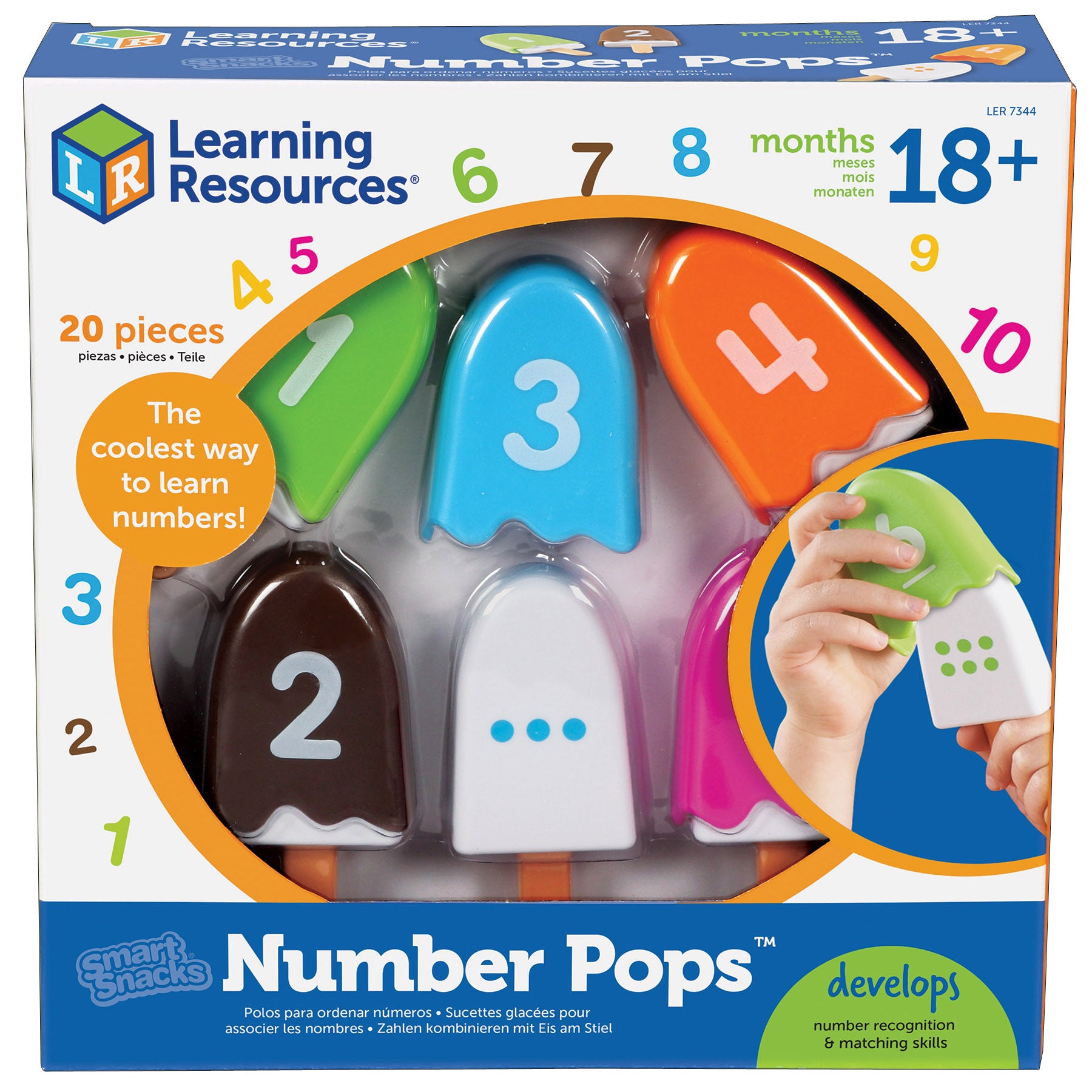 Learning Resources Smart Snacks NumberPOPS - Interactive Counting Ice ...